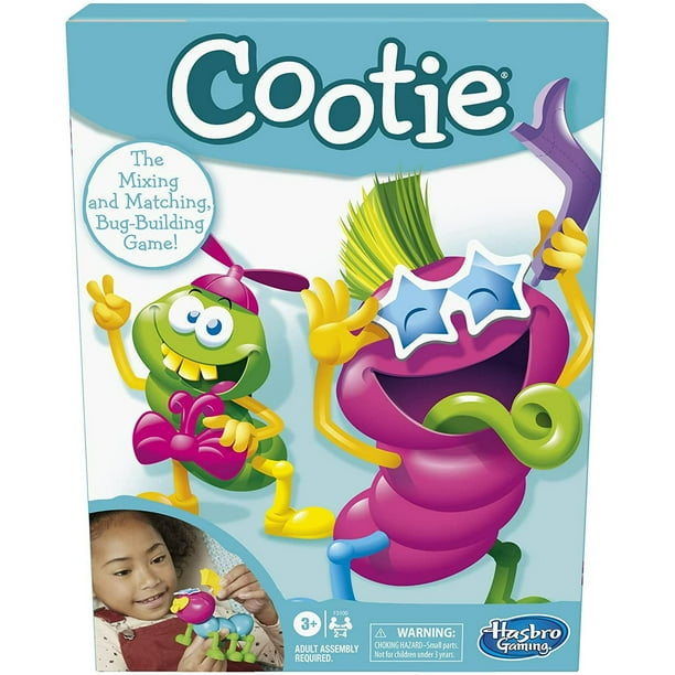 Hasbro Cootie Unisex Bug-Building Board Games,Plastic May Vary ...