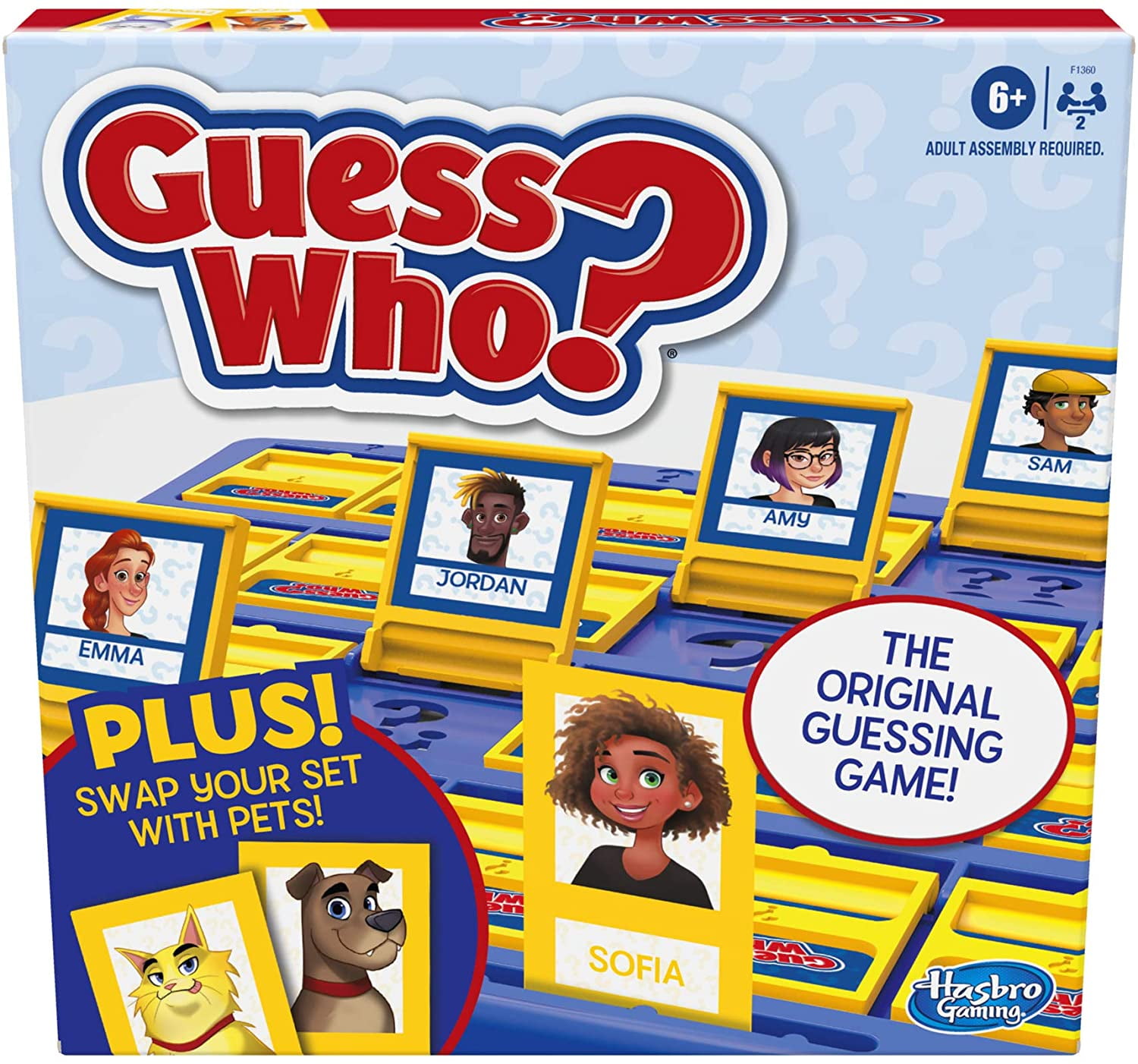 Hasbro, Gaming Guess Who, Includes People and Pets Cards, Ages 6 ...