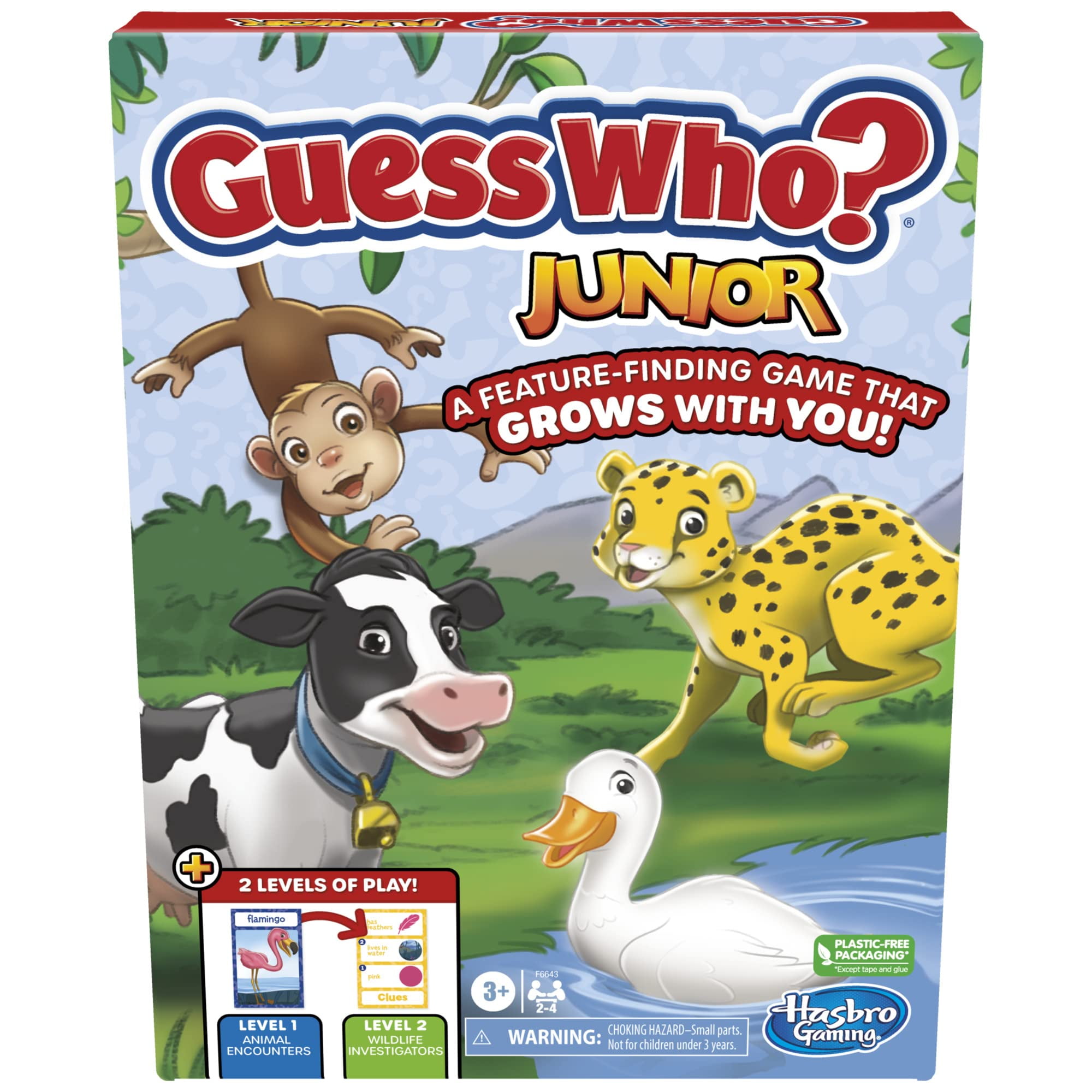 Hasbro Gaming Guess Who? Junior Board Game | Guess Who? Game for ...