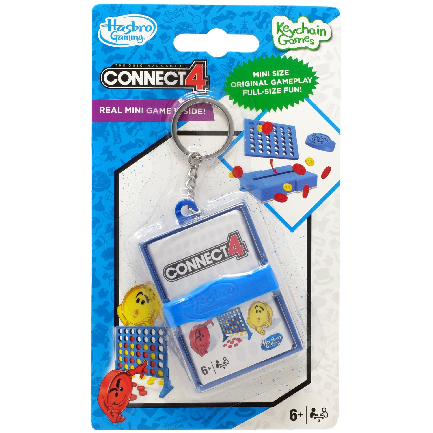 Hasbro Gaming Keychain Games Connect4 - Walmart.com