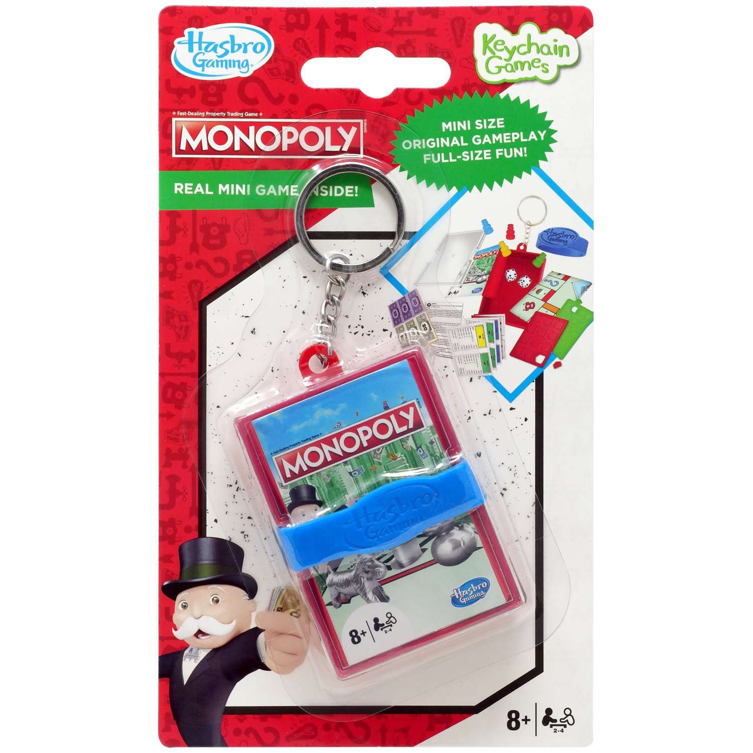 Hasbro Gaming Keychain Games Monopoly - Walmart.com