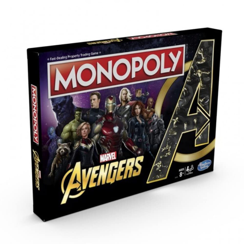 Hasbro Gaming Monopoly: Marvel Avengers Edition Board Game, Ages 8 and ...