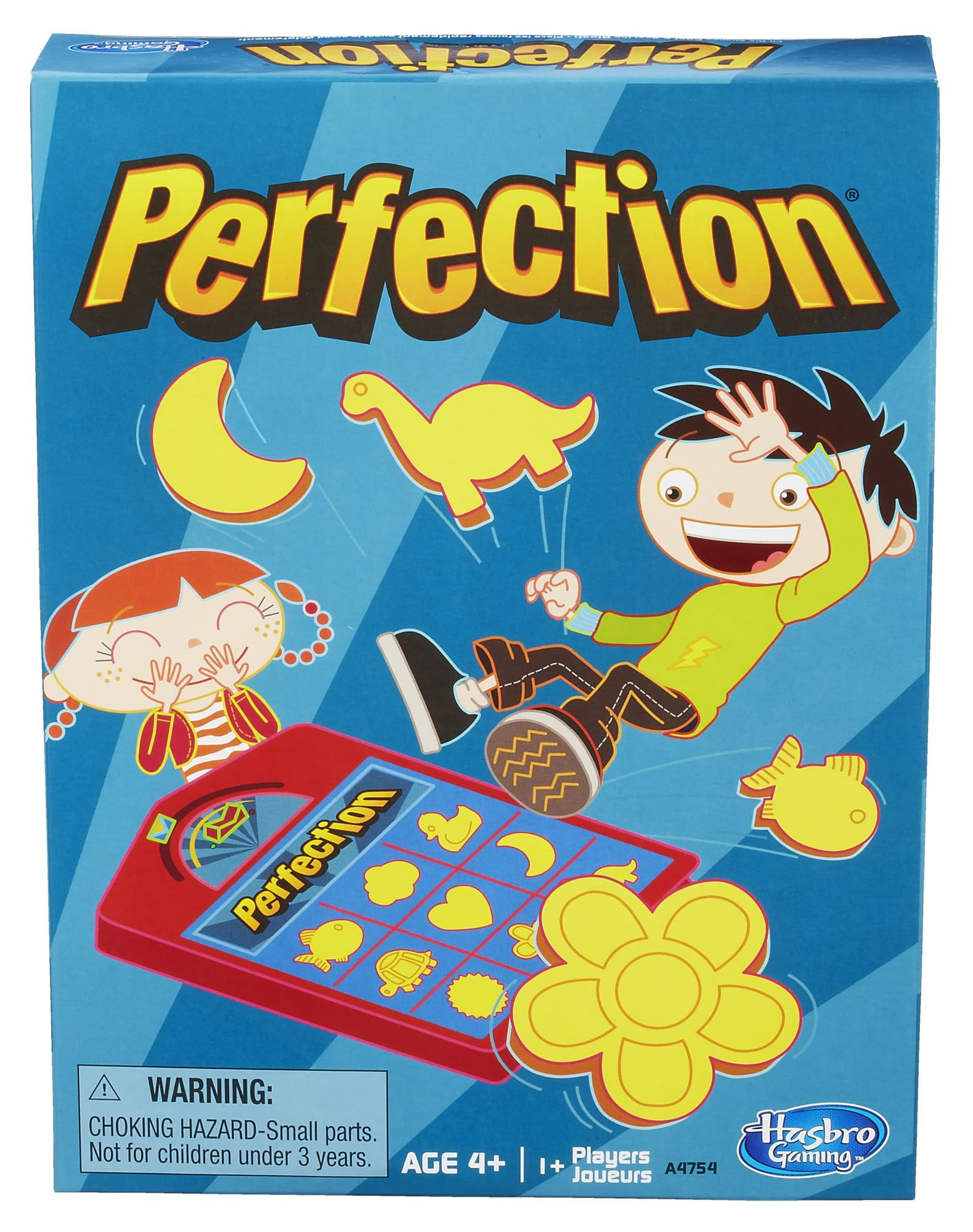 Hasbro Gaming Perfection Game for Kids | Popping Shapes and Pieces ...