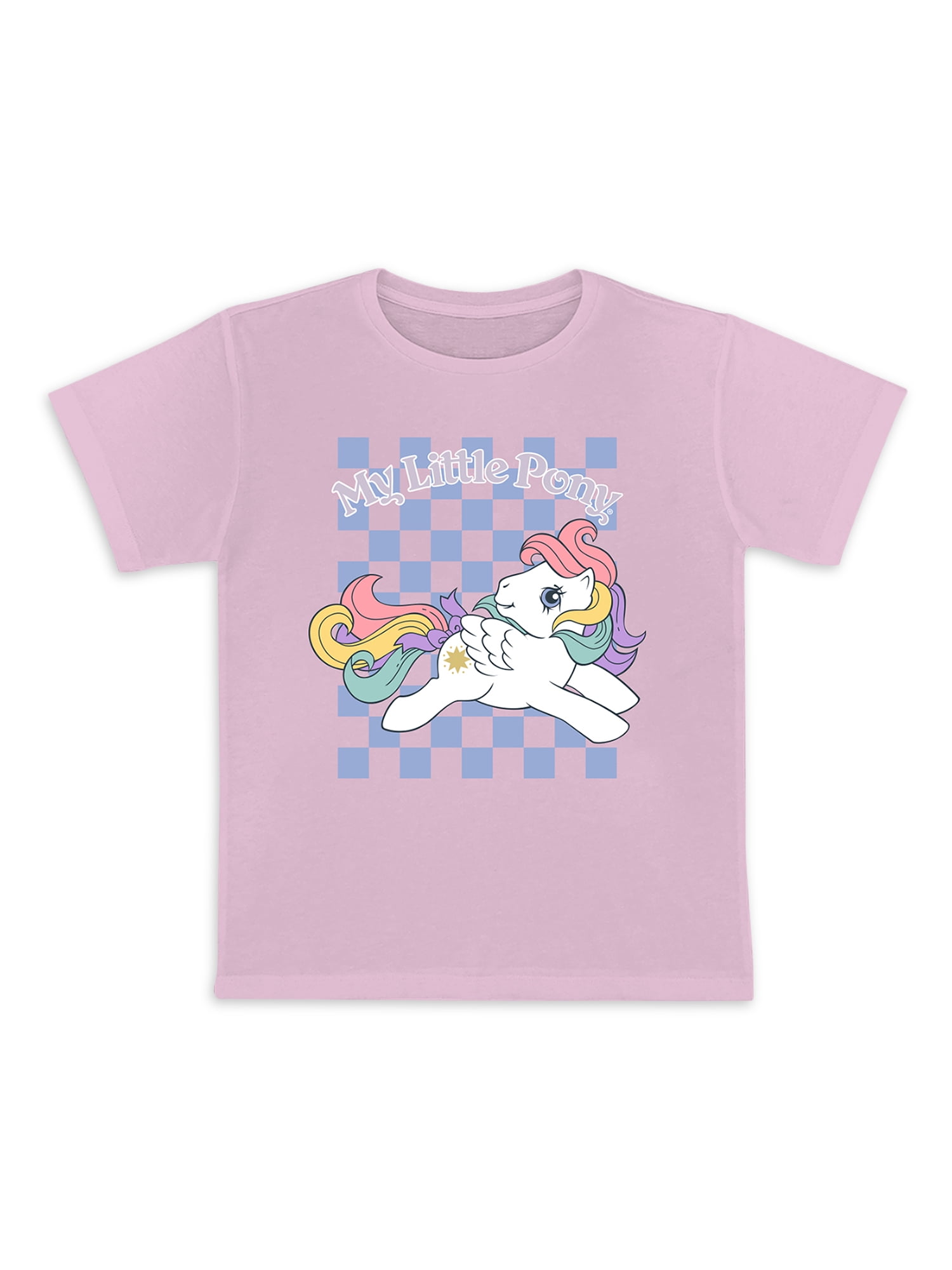 Hasbro Girls My Little Pony Jump, Crew Neck, Short Sleeves, Graphic T ...