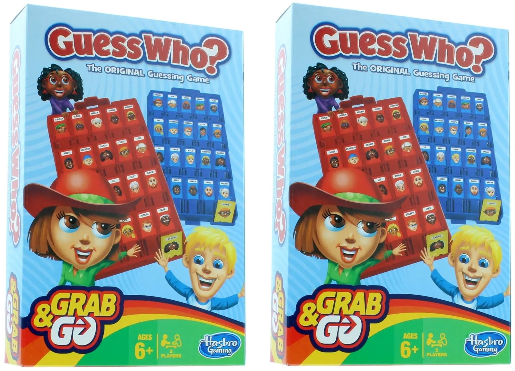 Hasbro Guess Who? Grab and Go 2-Pack Board Game, Ages 6 and Up, 2 ...