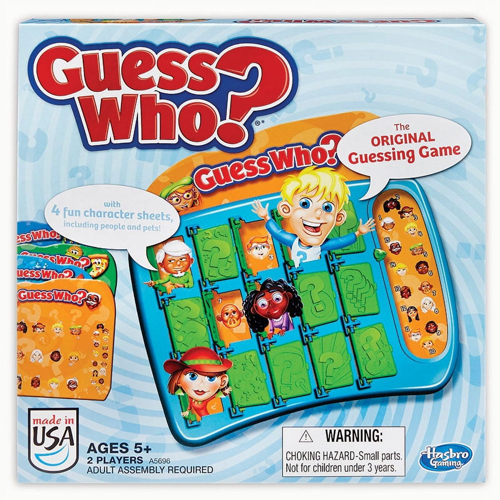 Hasbro Guess Who? The Original Board Game for Ages 5 & Above - Walmart.com