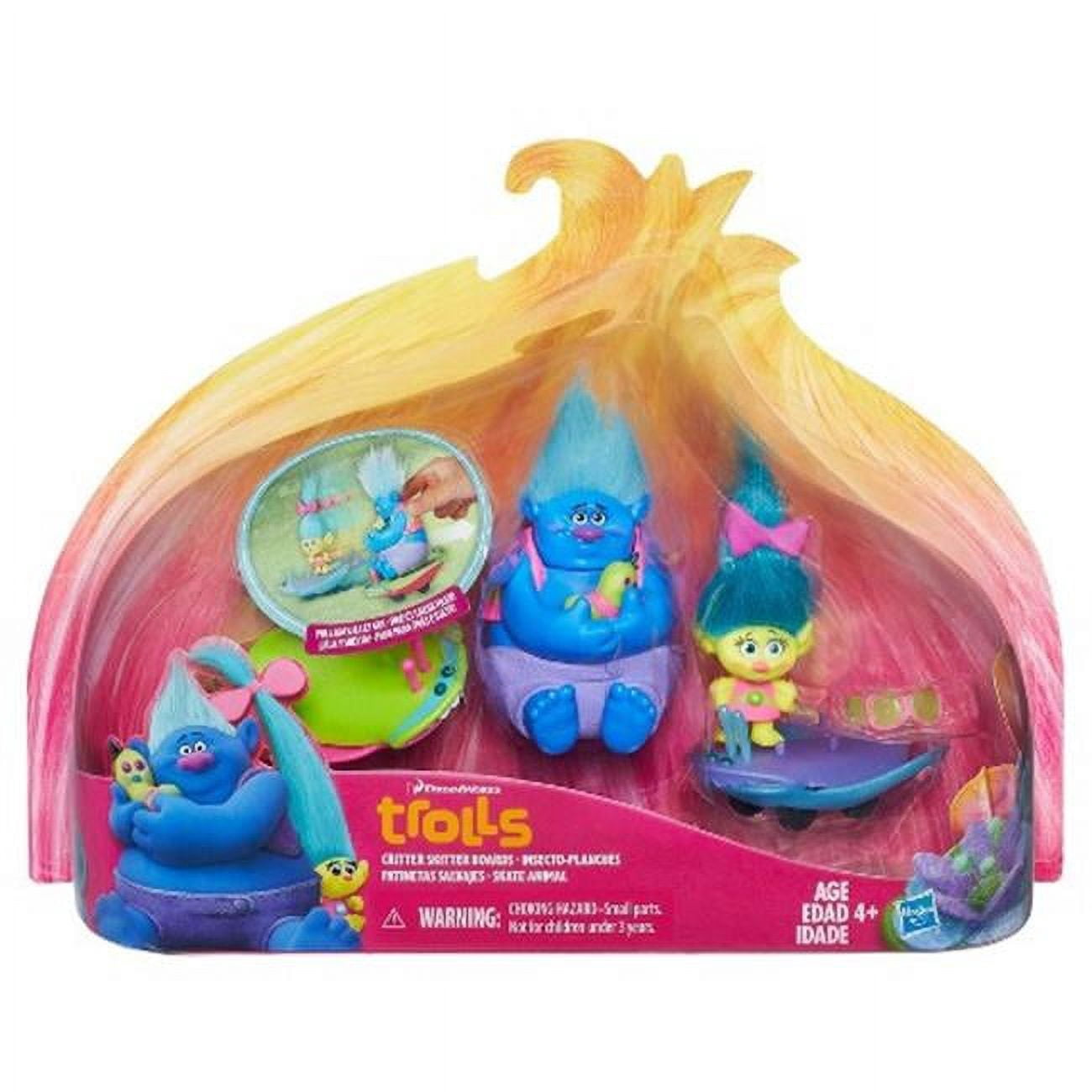 Hasbro HSBB6558 Trolls Critter Skitter Boards, Pack of 3 - Walmart.com