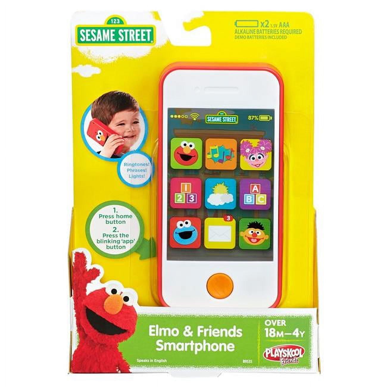Hasbro HSBB9535 Sesame Street Elmo & Friends Smartphone - Set of 6 ...