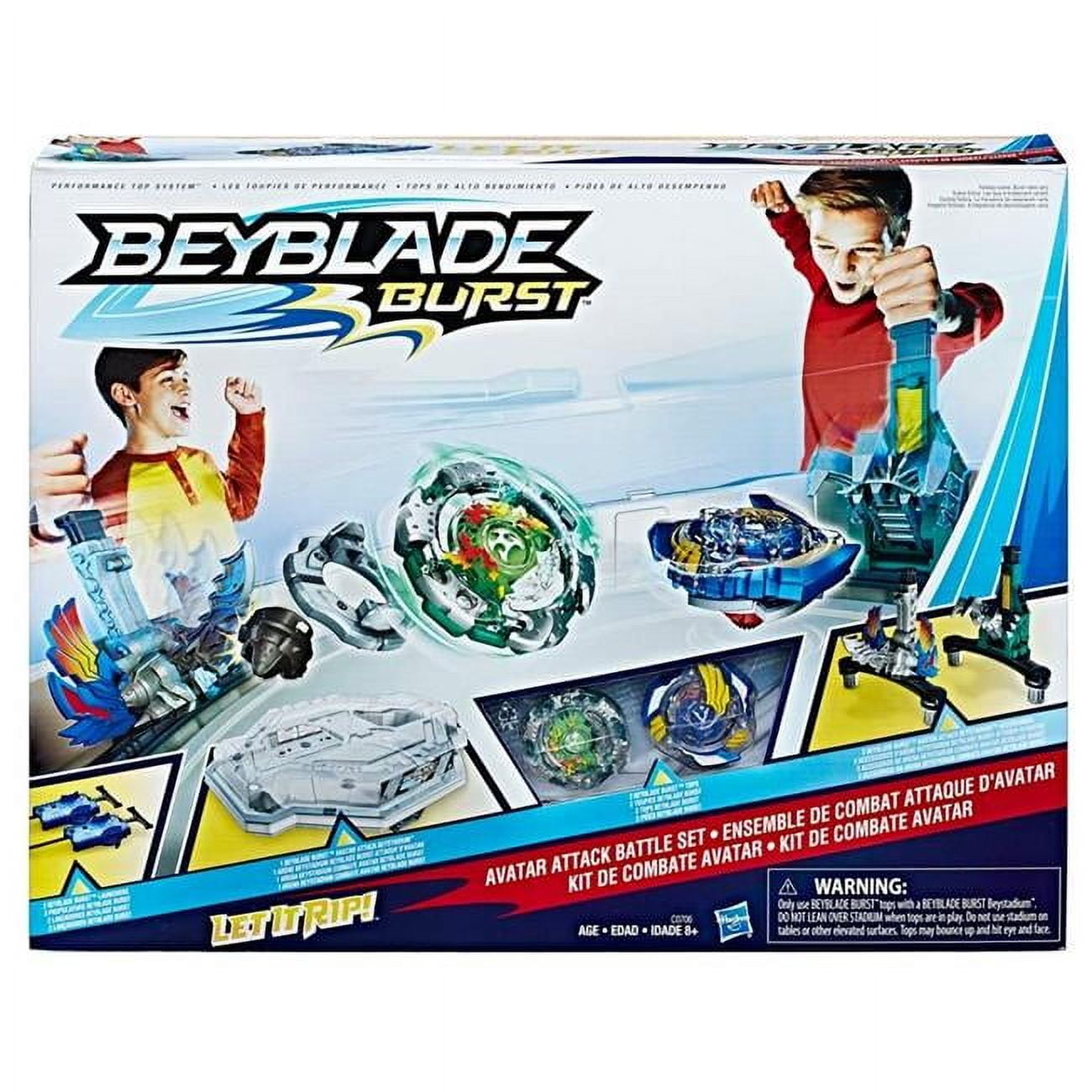 Hasbro HSBC0706 Beyblade Avatar Attack Battle Set Toys - Walmart.com