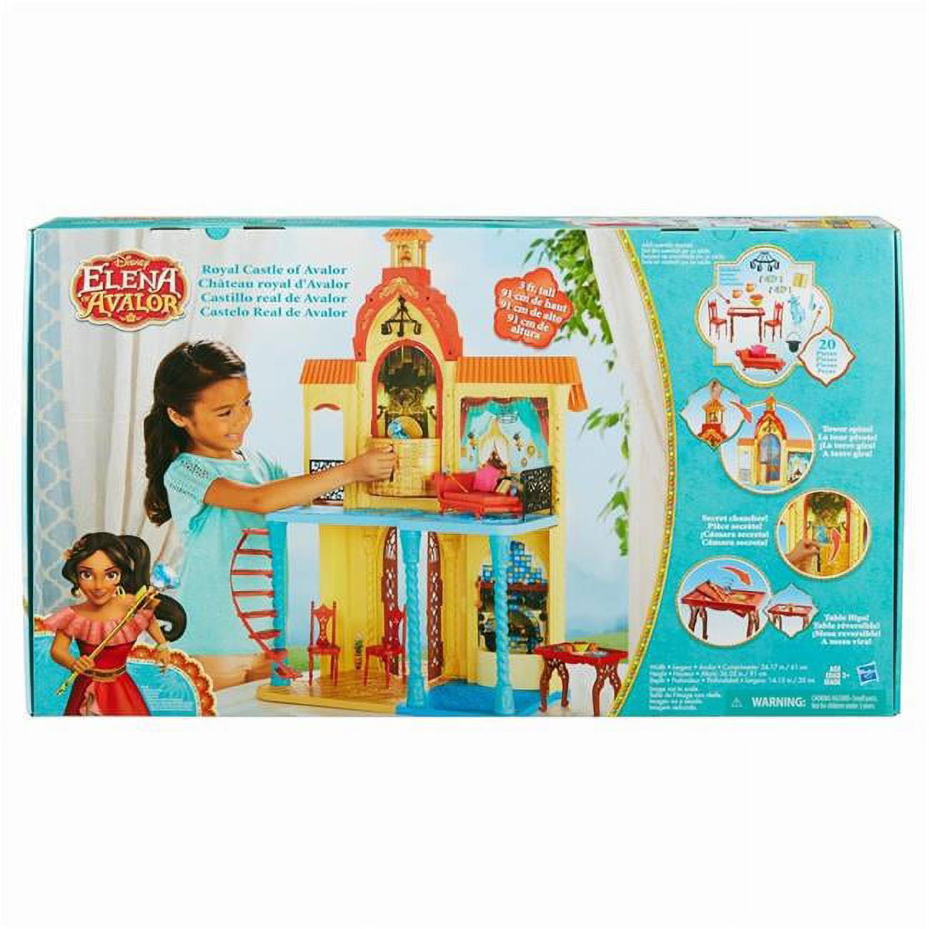 Hasbro HSBC1813 Disnep Princes Elena of Avalor Fashion Doll Castle Toys ...