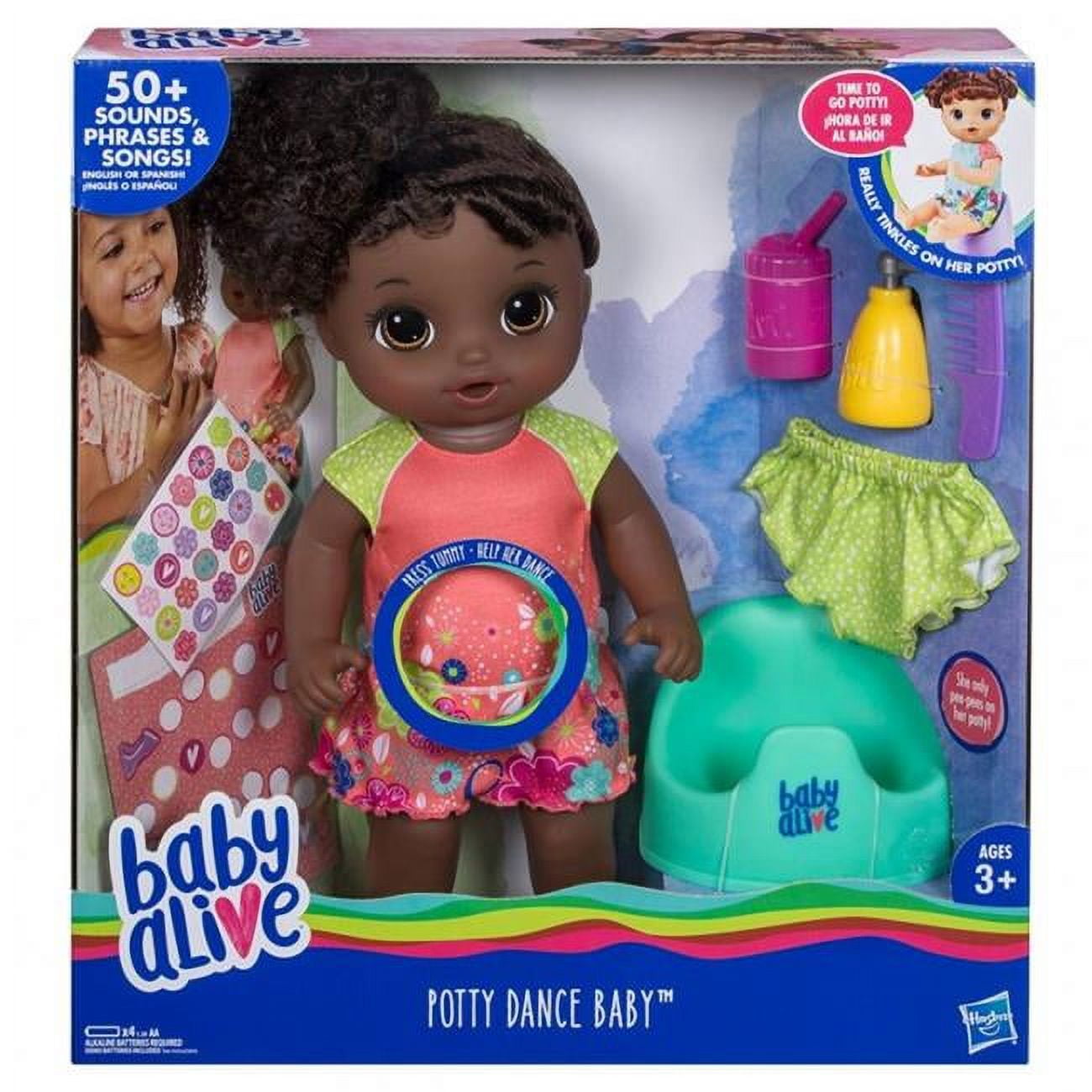 Hasbro HSBE0304 Bolt Action Potty Dance Baby AA, Pack of 2 - Walmart.com