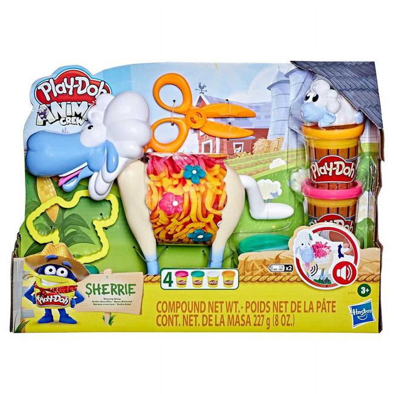 Hasbro HSBE7773 Play-Doh Farm Sheep Toy - 4 Piece - Walmart.com