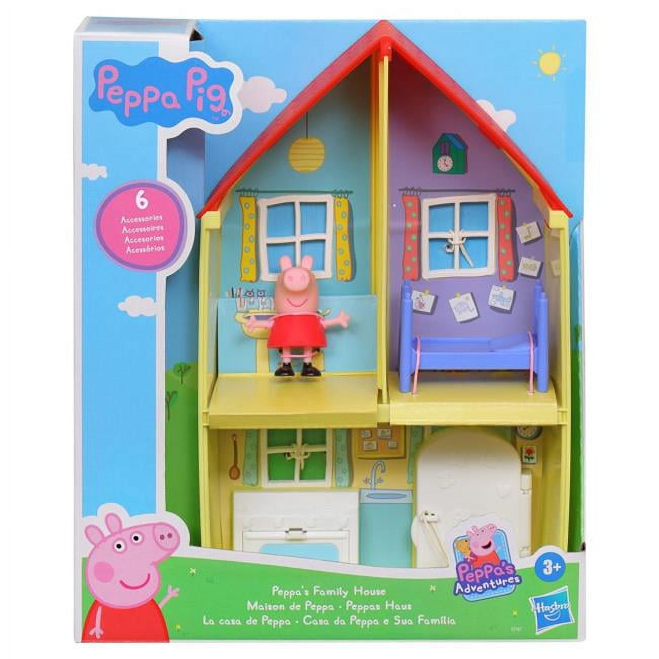 Hasbro HSBF2167 PEP - Peppas House Playset, Pack of 2 - Walmart.com