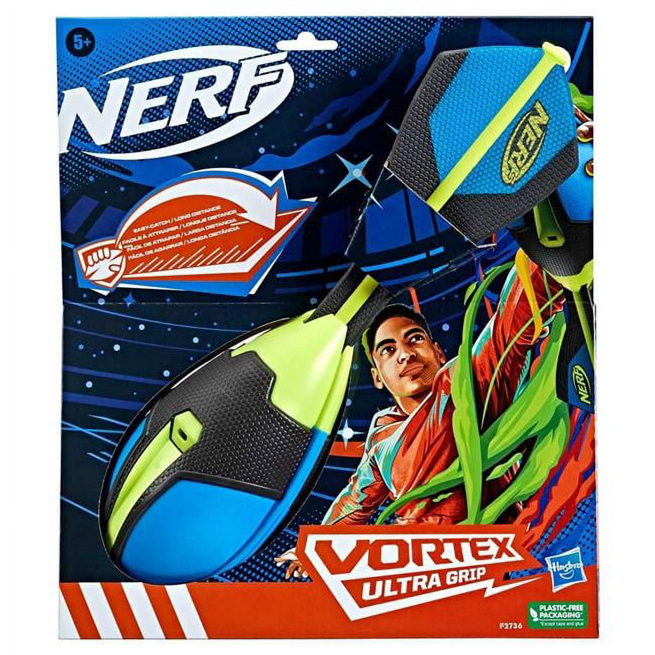 Hasbro HSBF2736 Nerf Sports Vortex Ultra Grip - Set of 2 - Walmart.com