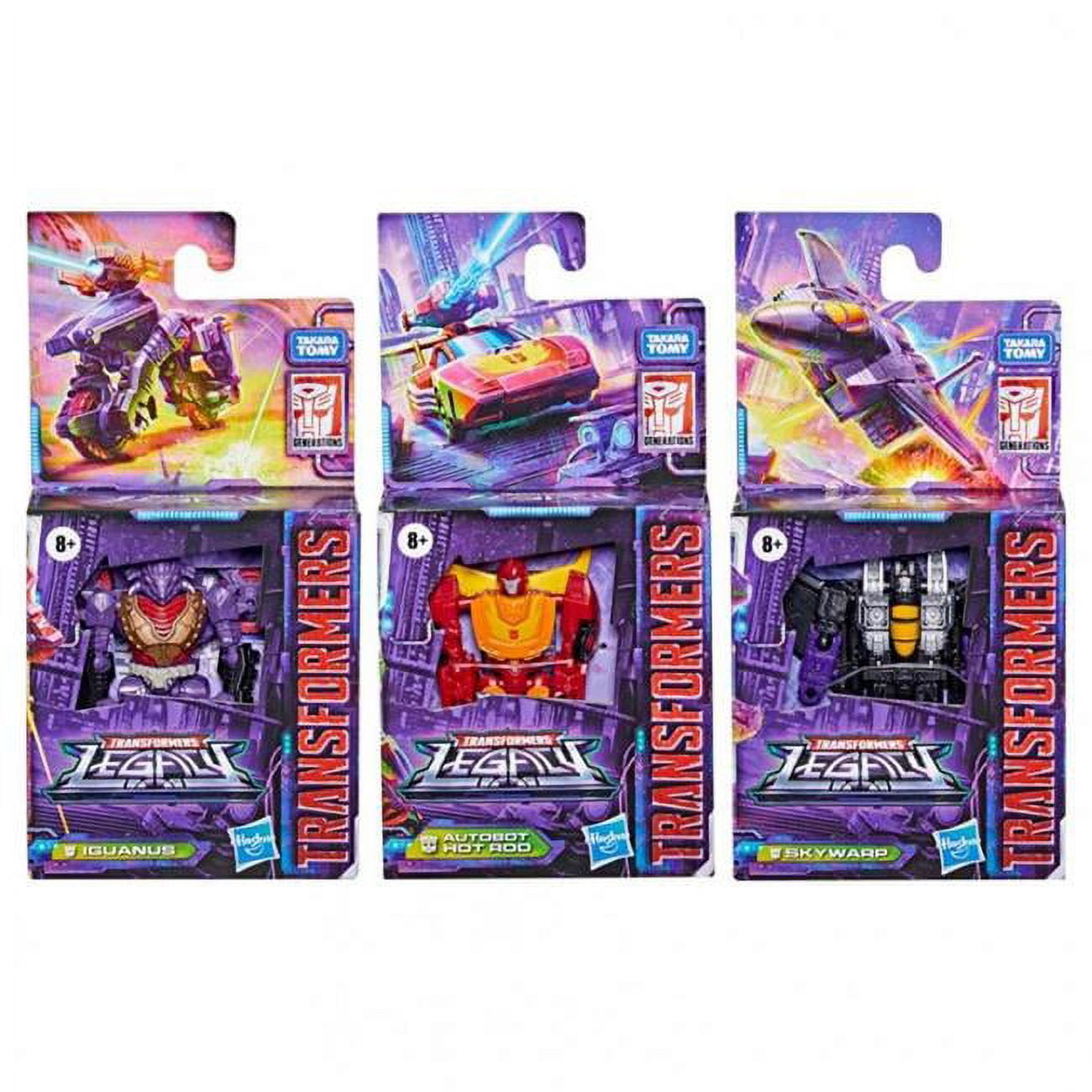 Hasbro HSBF2988 Transformers Legacy EV Core Assorted Robo Toys, Pack of ...