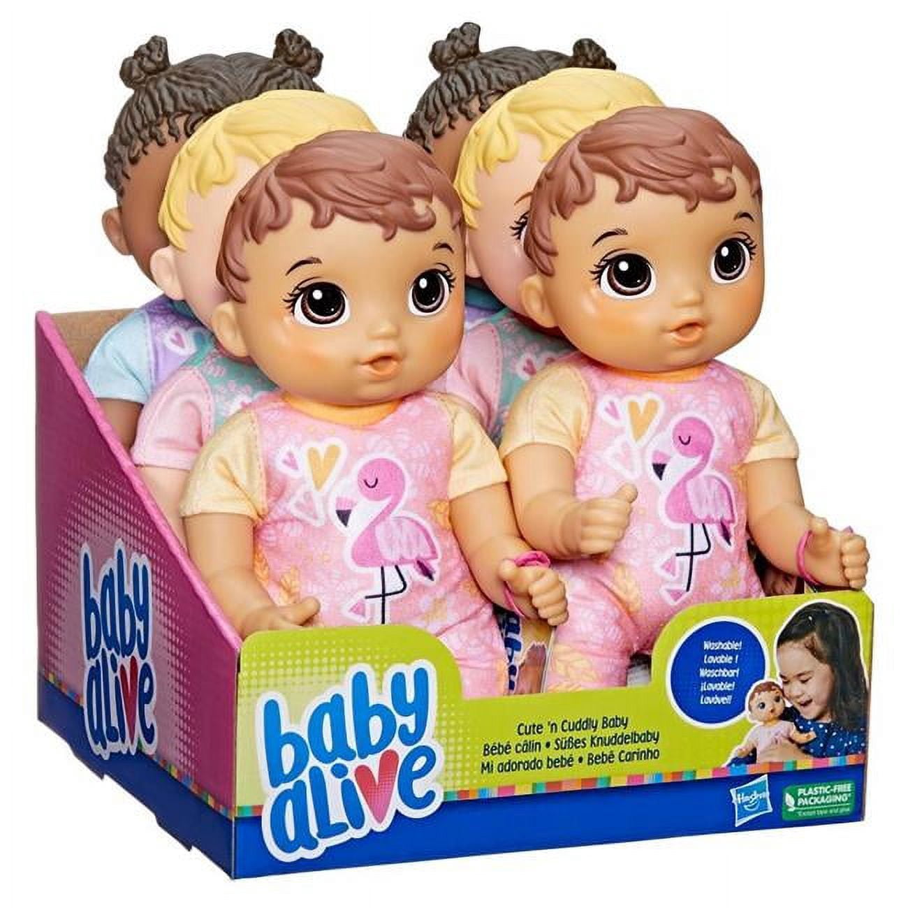 Hasbro HSBF3550 BA Cute N Cuddly Baby Assortment Toys, Pack of 6 ...