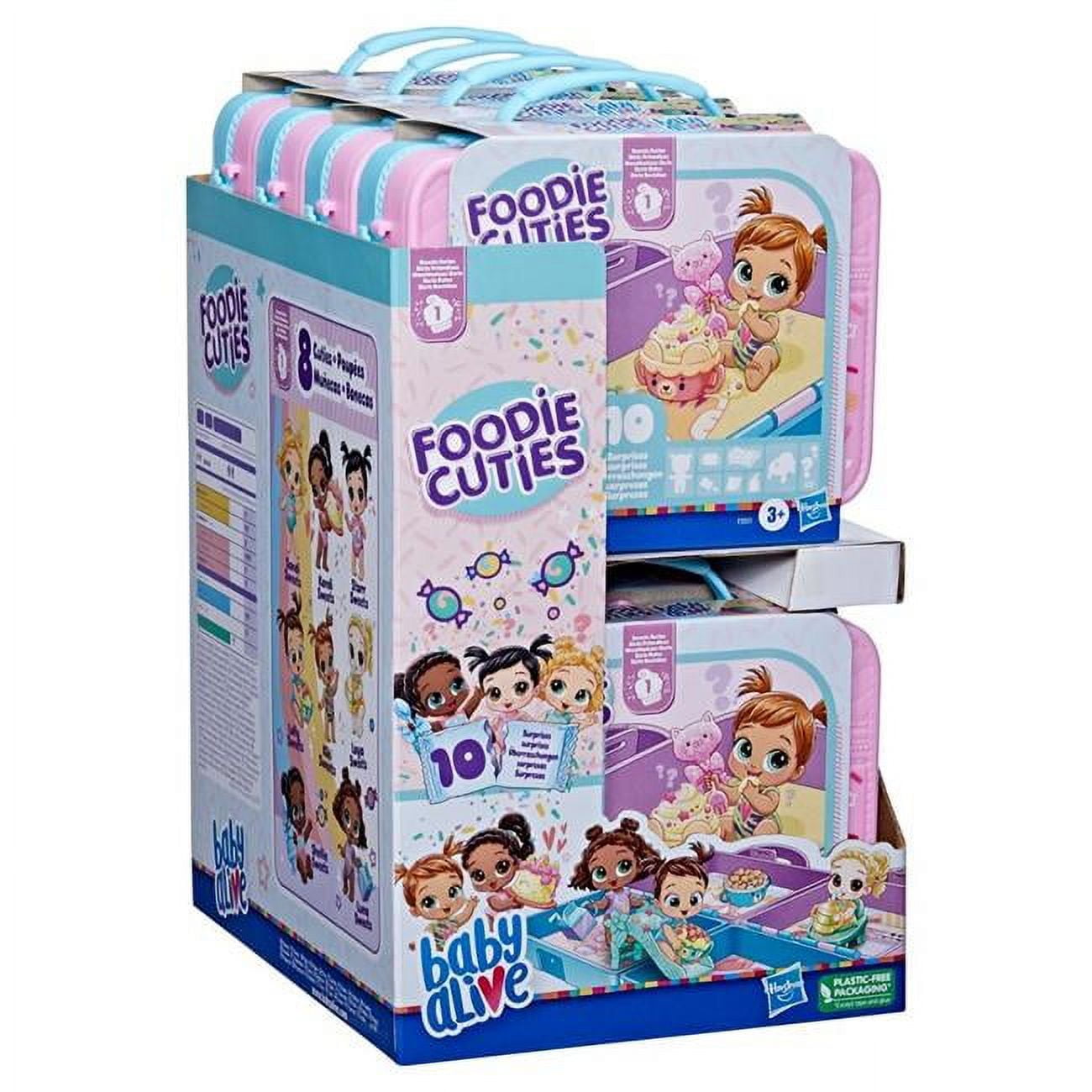 Hasbro Baby Alive Foodie Cuties Doll, 8 Piece, Surprise Toys and ...