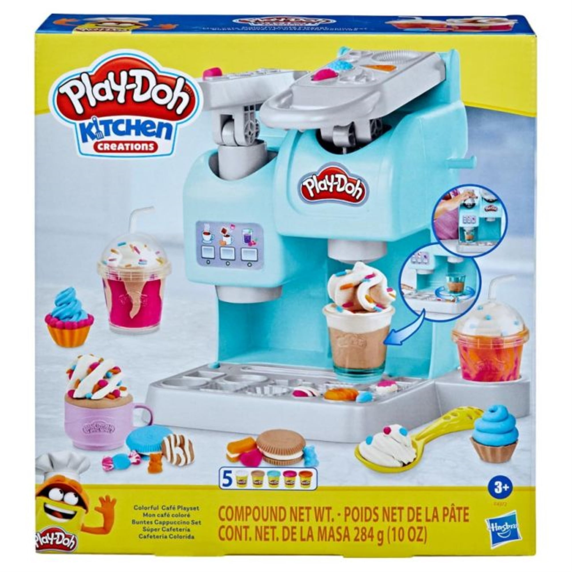 Hasbro HSBF4372 Play-Doh Colorful Cafe Playset - Set of 2 - Walmart.com