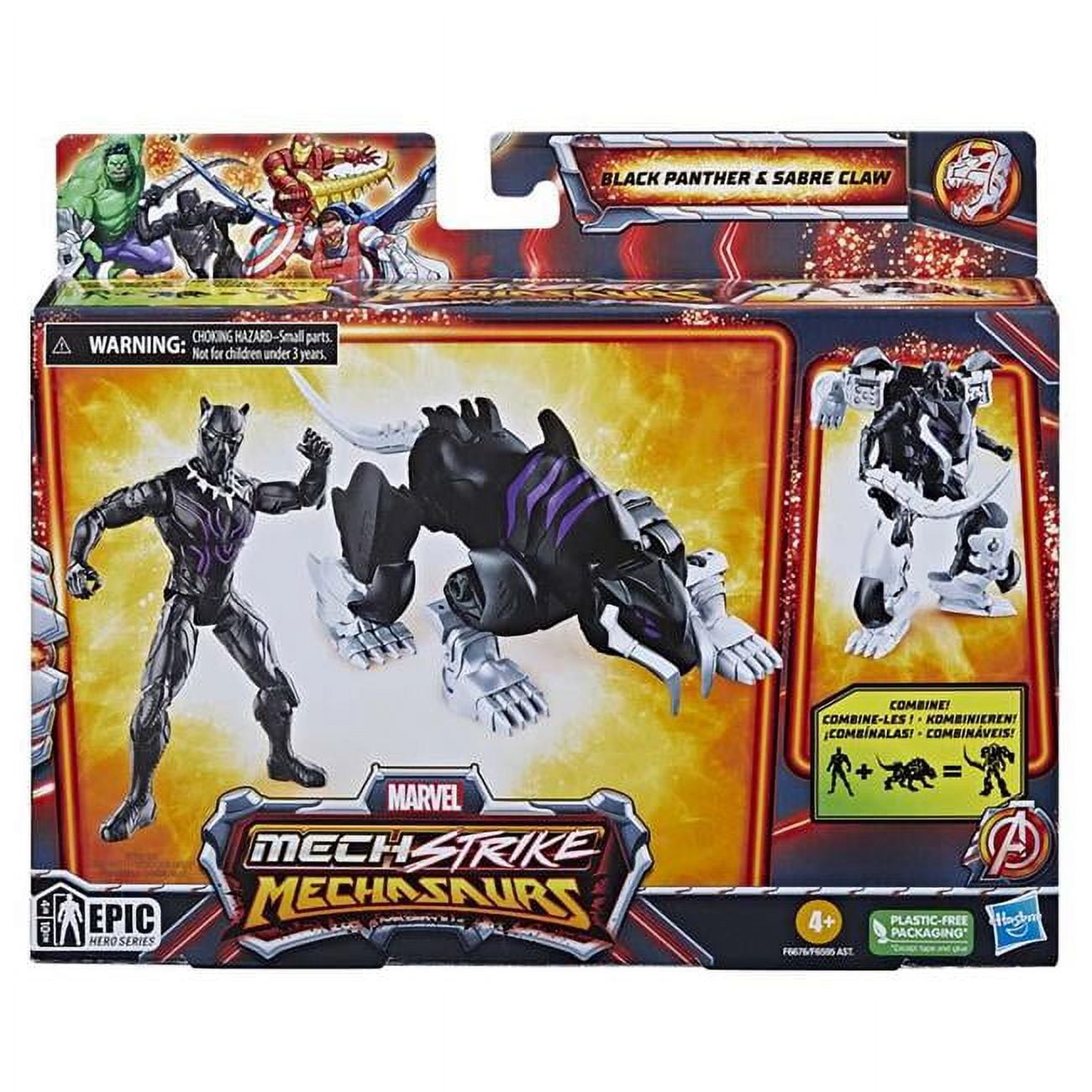 Hasbro HSBF6678 Marvel Mech Strike 3.0 Sabre Claw Action Figures - 4 ...
