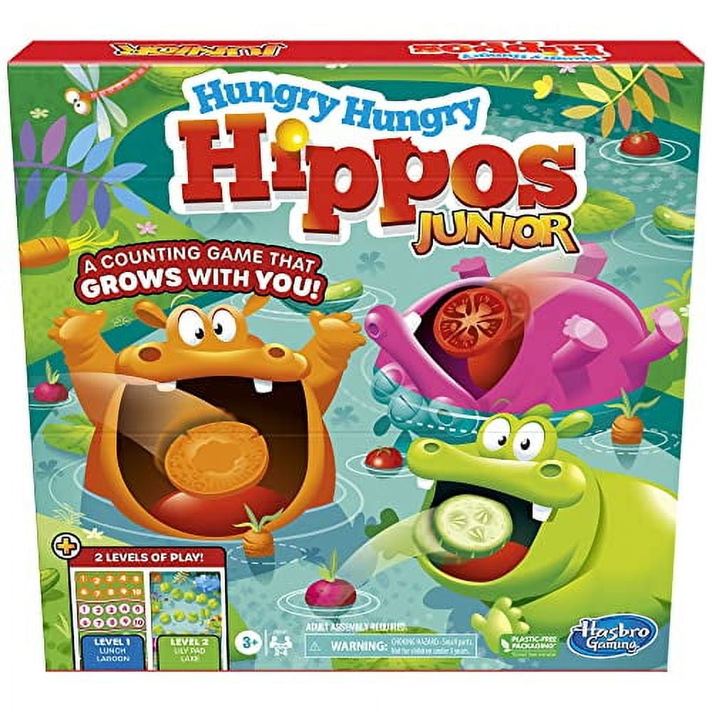 Hasbro Hungry Hungry Hippos Ju - Walmart.com