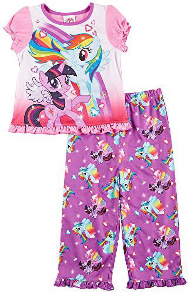 Hasbro Little Girls' My Little Pony Pajama Set, size 4t - Walmart.com