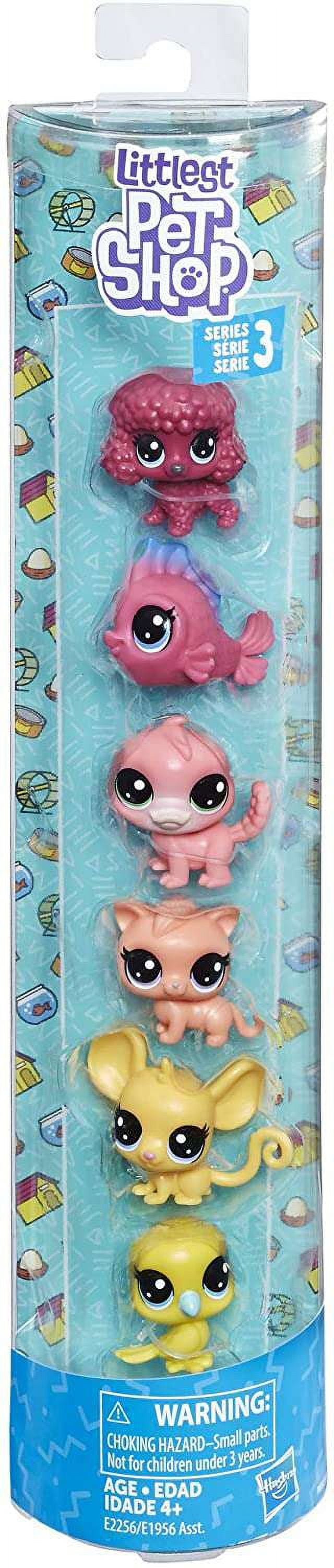 Hasbro Littlest Pet Shop Series 3, 6-Pack Great Awesome Amazing Figure ...