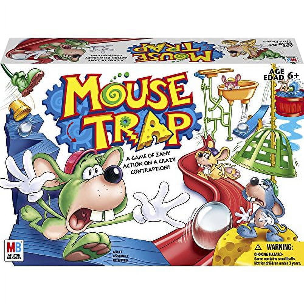 Hasbro Original Mouse Trap Game for Kids Family Night, 2 to 4 Players ...