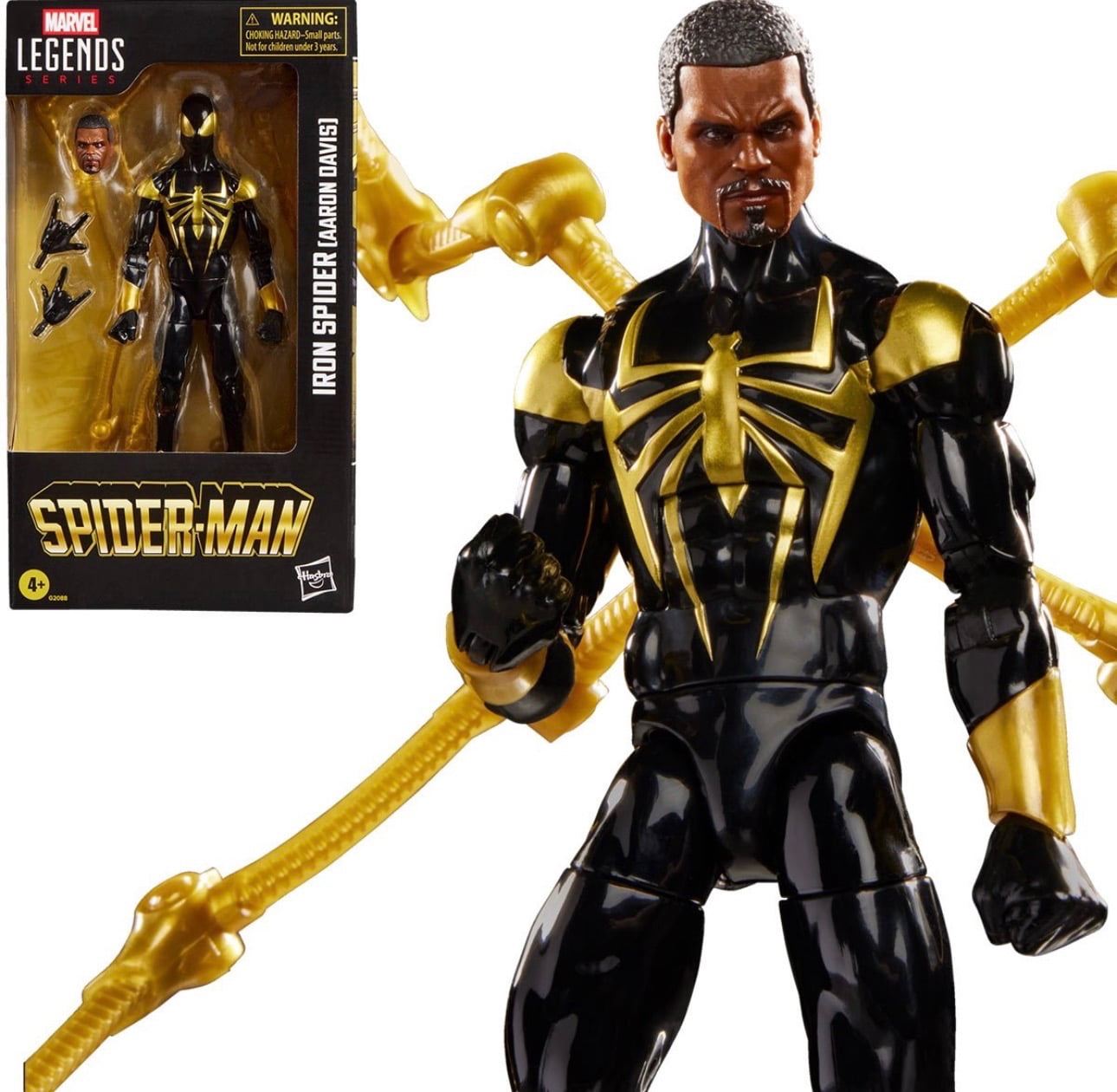 Hasbro Marvel Legends Series Iron Spider (Aaron Davis) Action Figure ...