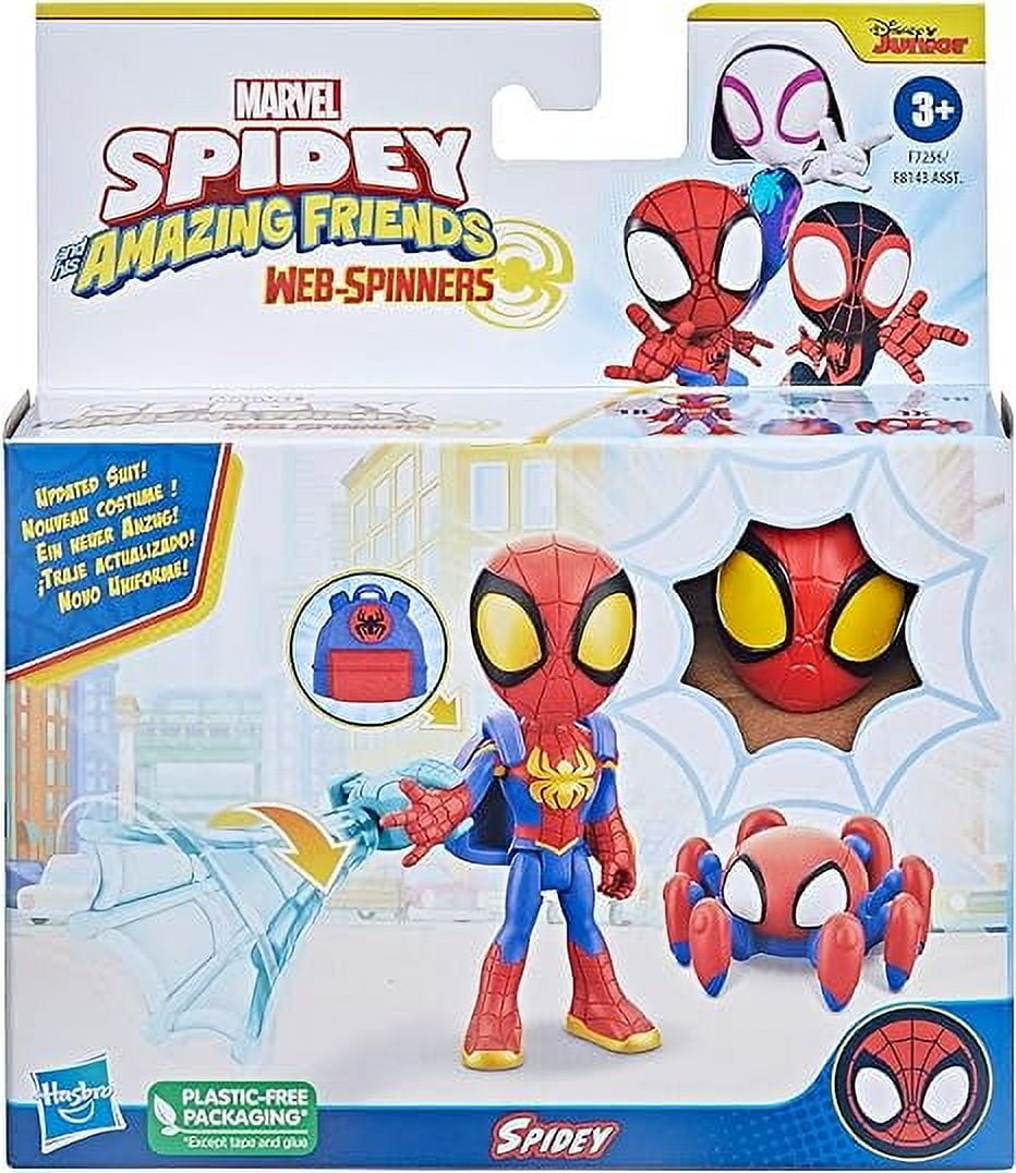Marvel Spiderman Toy - Spidey and His Amazing Friends 4-Inch Web ...
