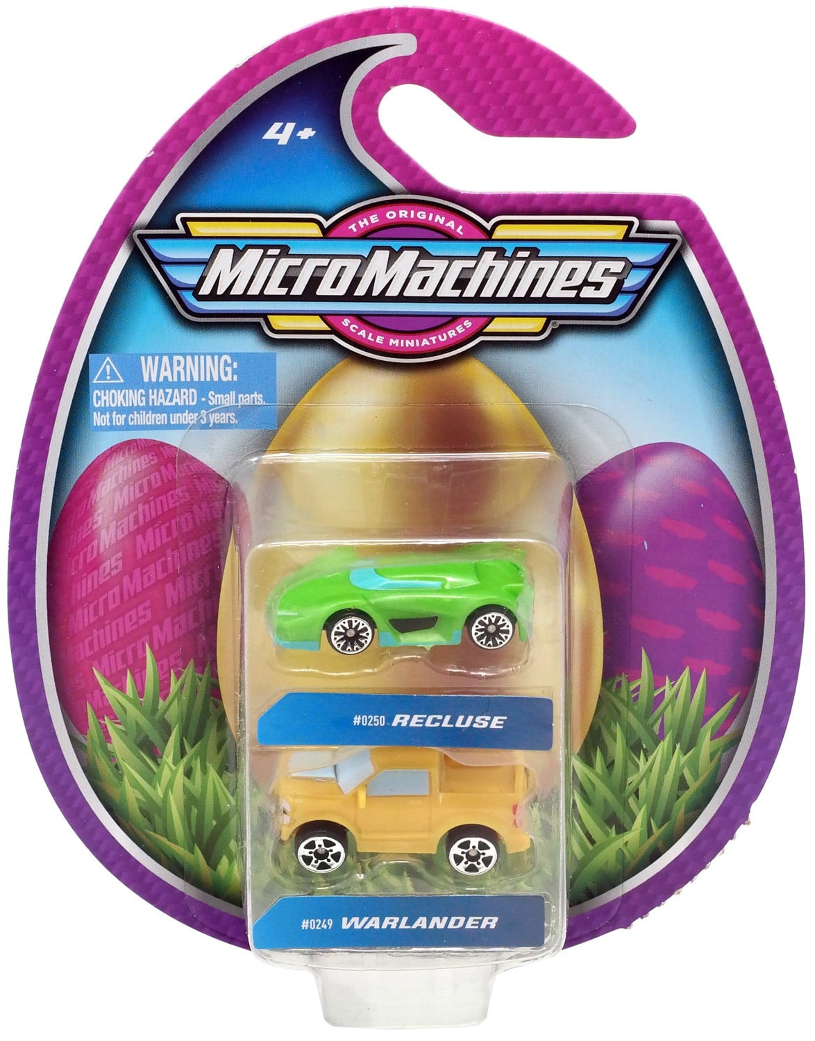 Jazwares Hasbro Micro Machines Easter 2 Packs, Recluse #0250, Warlander ...