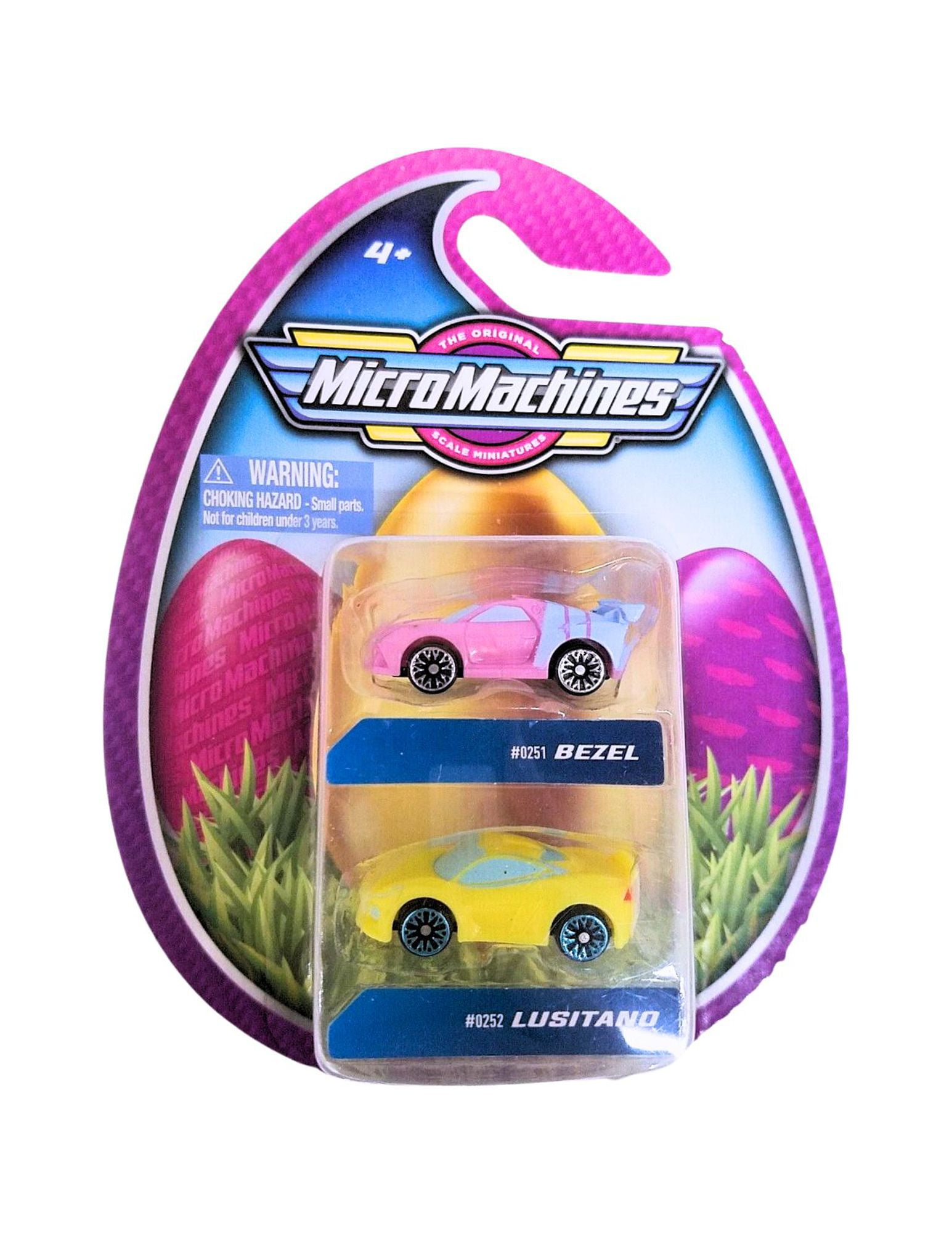 Hasbro Micro Machines Toy Cars Easter Pack Bezel #0251 & Lusitano #0252 ...