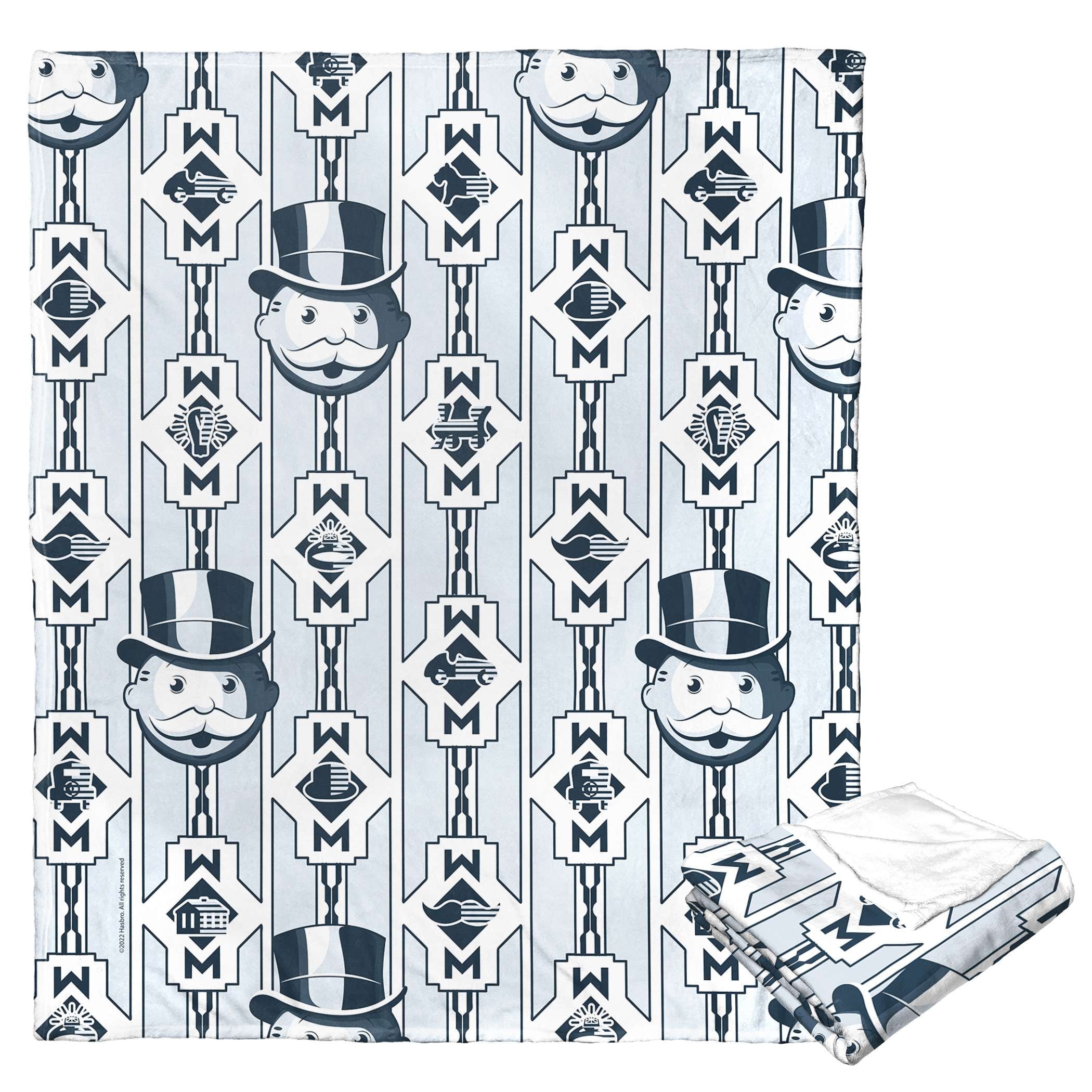 Hasbro Monopoly Monopoly Man Kids Silk Touch Throw Blanket - Walmart.com