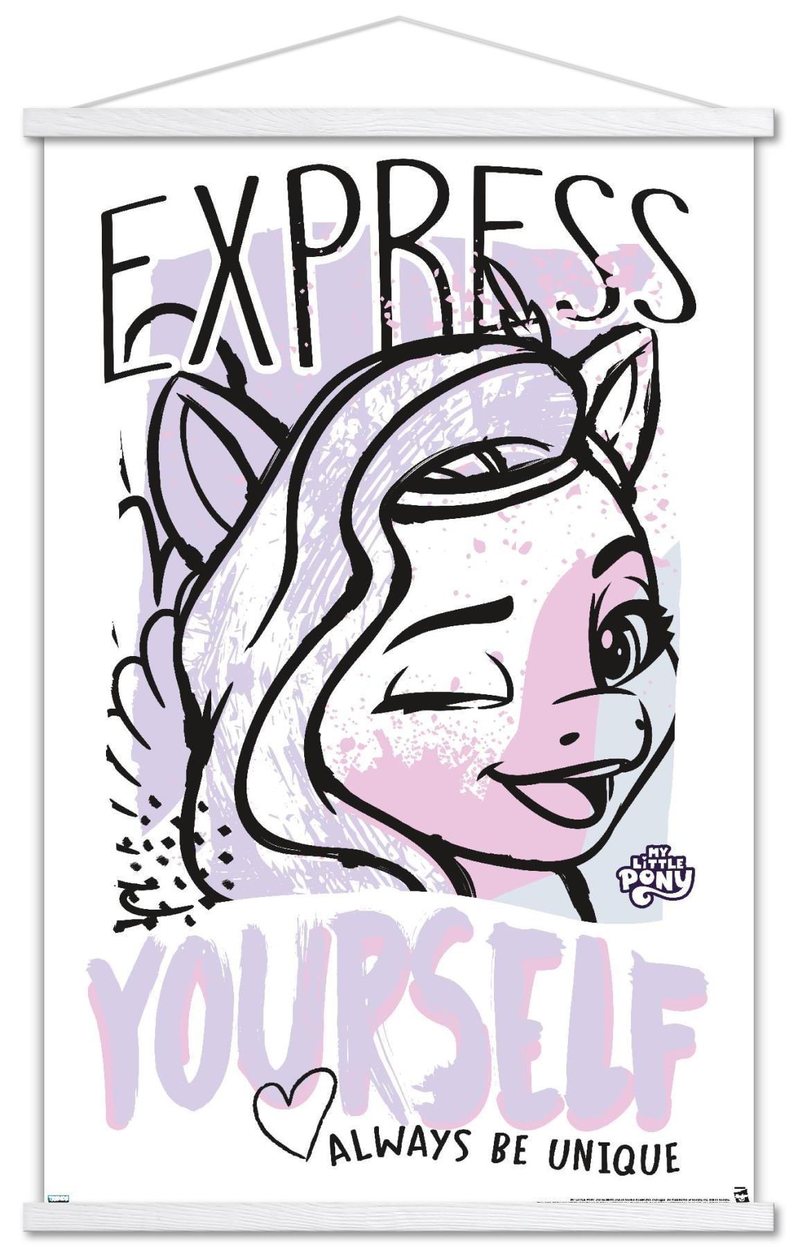 Hasbro My Little Pony - Express Yourself Wall Poster with Magnetic ...