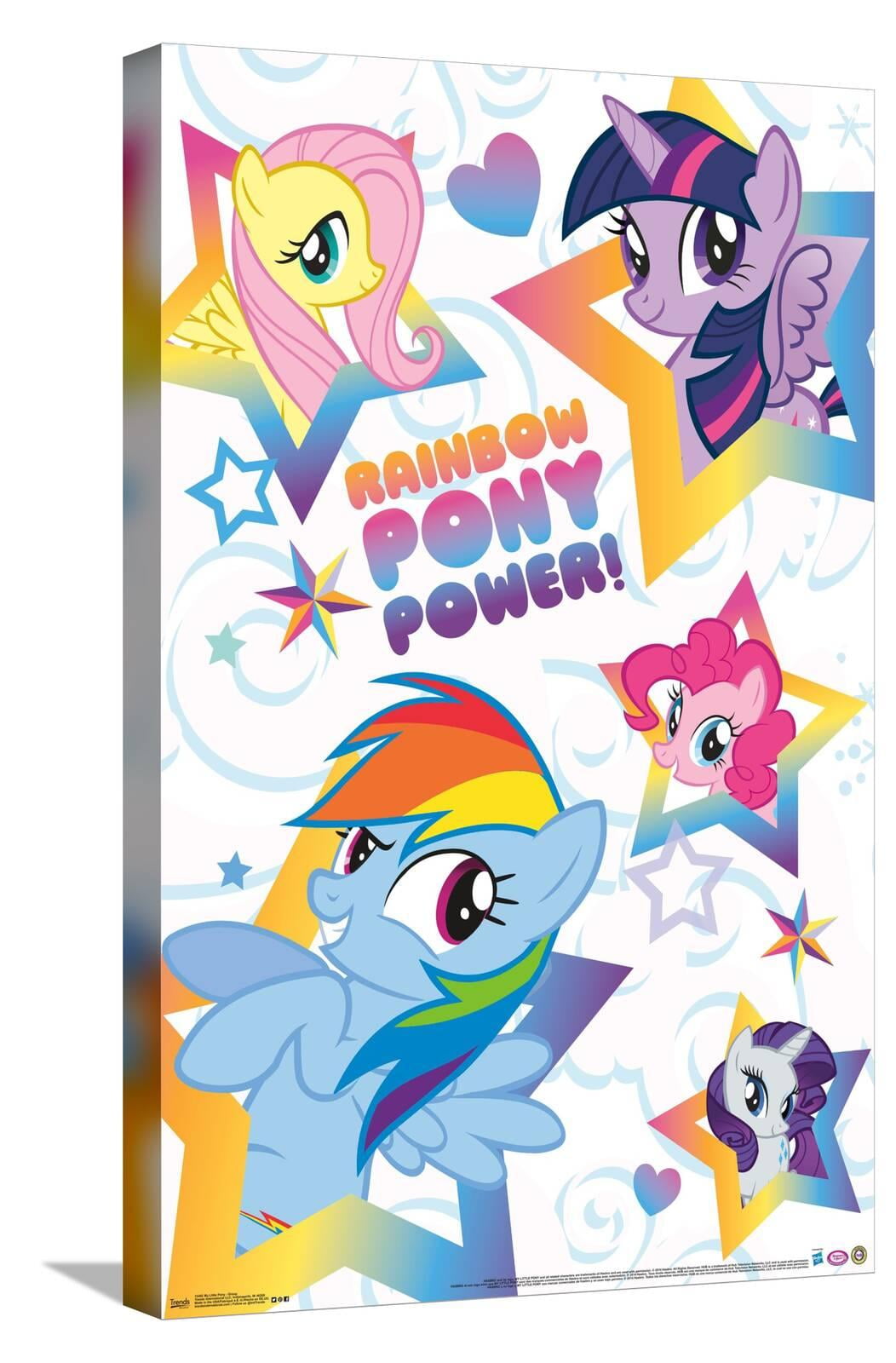 Hasbro My Little Pony - Group Canvas Wall Poster, 14.725" x 22.375 ...
