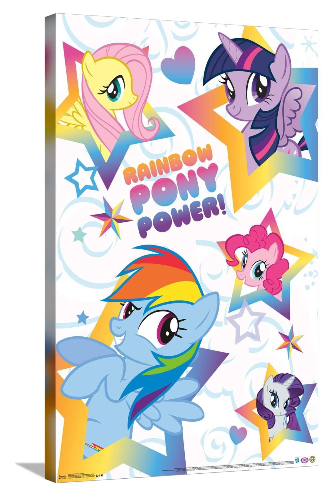 Hasbro My Little Pony - Group Canvas Wall Poster, 22.375" x 34 ...