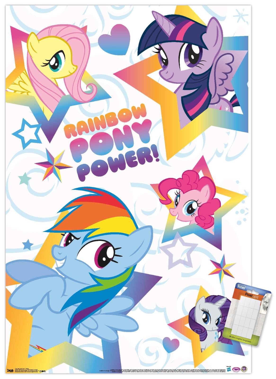 Hasbro My Little Pony - Group Wall Poster, 14.725" x 22.375" - Walmart.com