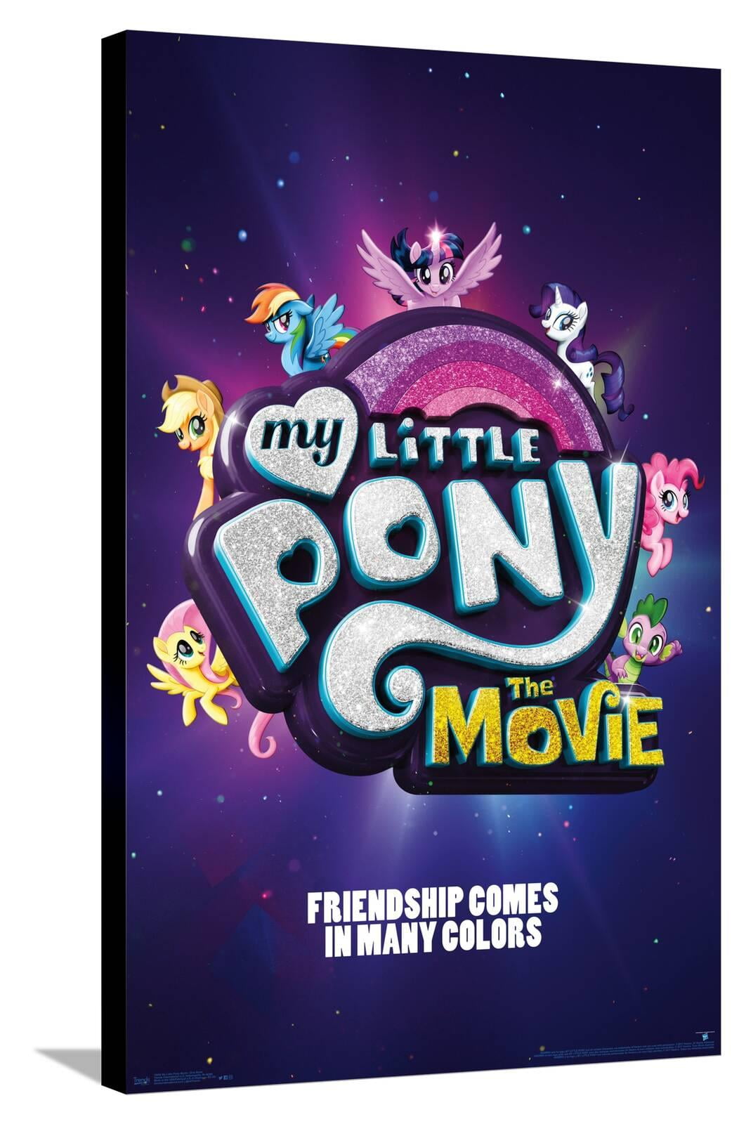 Hasbro My Little Pony Movie - One Sheet Canvas Wall Poster, 22.375" x ...