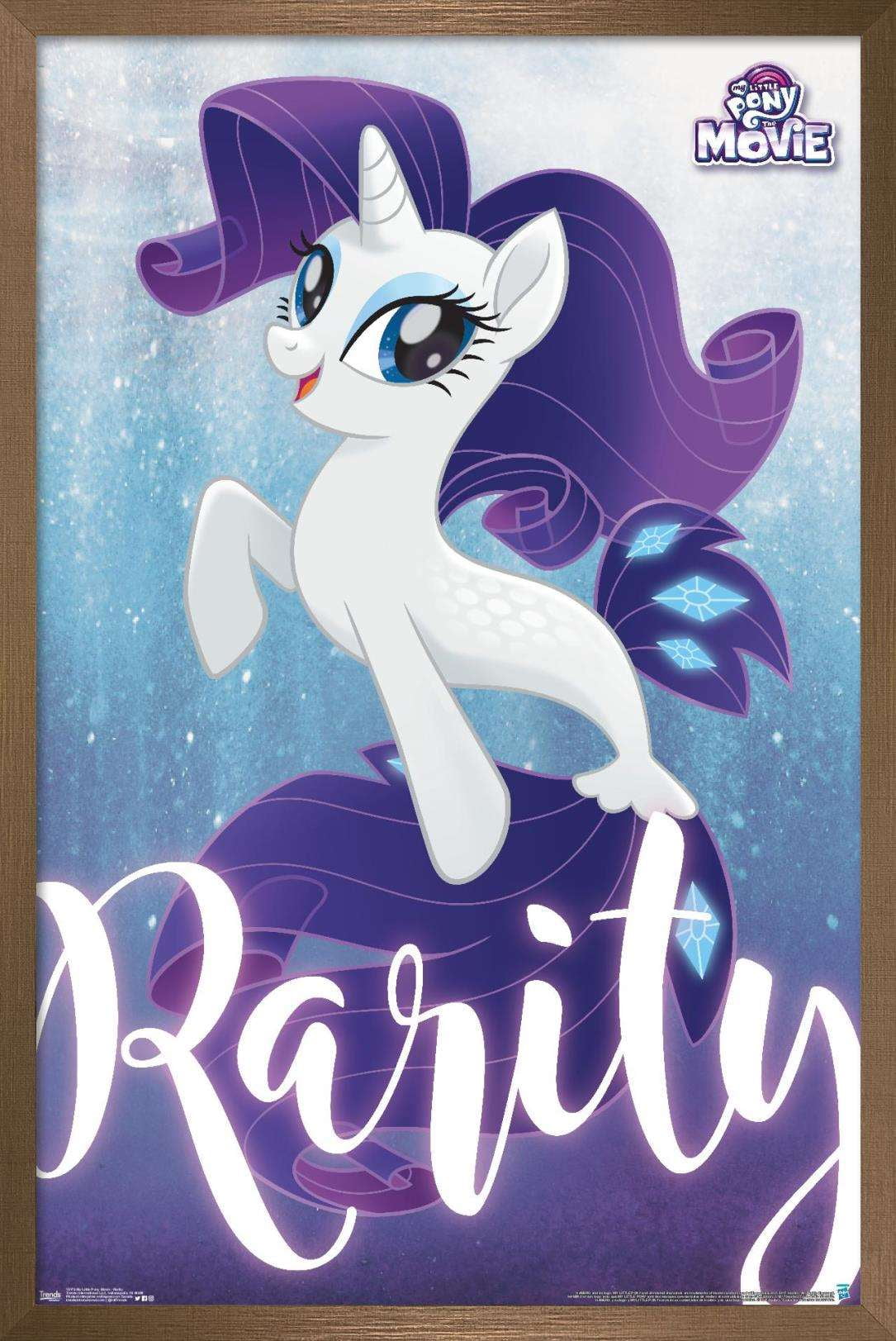 Hasbro My Little Pony Movie - Rarity Wall Poster, 14.725" x 22.375 ...