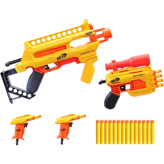 Hasbro Nerf Alpha Strike 4 Blaster Infantry Pack, Ages 8 and Up, 20 ...