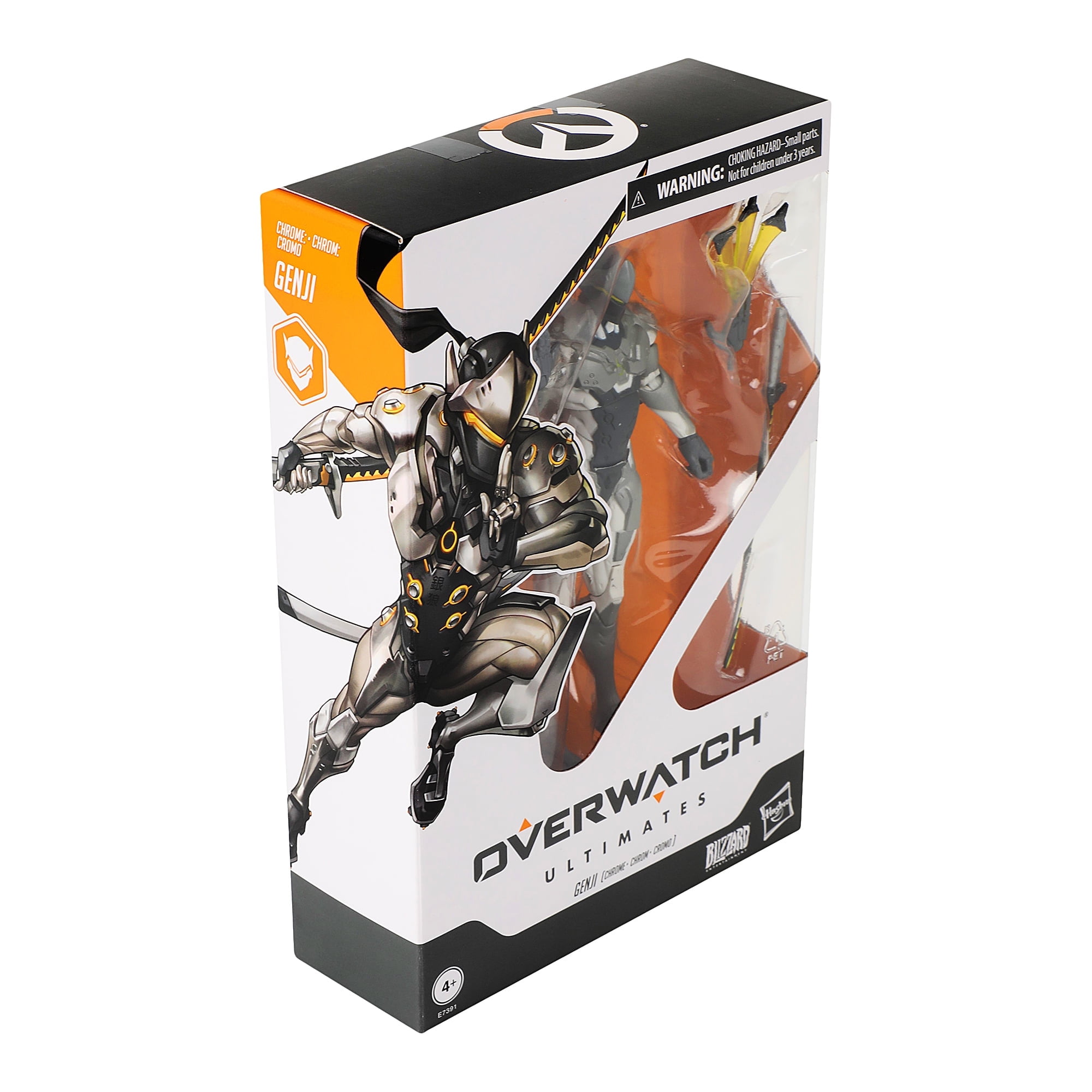 Hasbro Overwatch Ultimates GENJI Chrome Action Figure - Walmart.com
