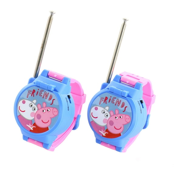 Hasbro Peppa Pig 2-Channel 0.15W Two Way Radio with Built in Watch ...