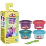 Hasbro Play-Doh Dino Mini Color 4-Pack of Modeling Compound with ...
