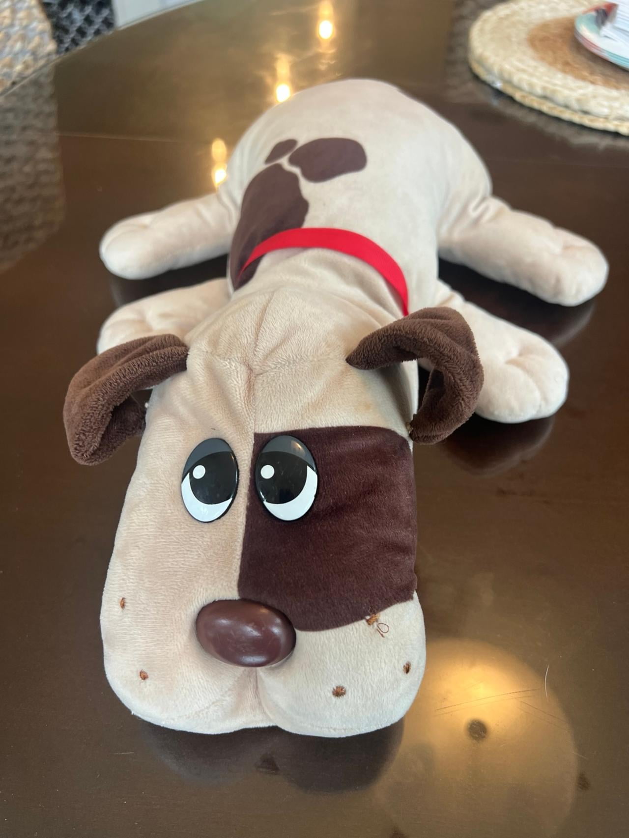 Hasbro Plush Pound Puppy Dog 18" Tan Brown Patch On Eye Stuffed Animal ...