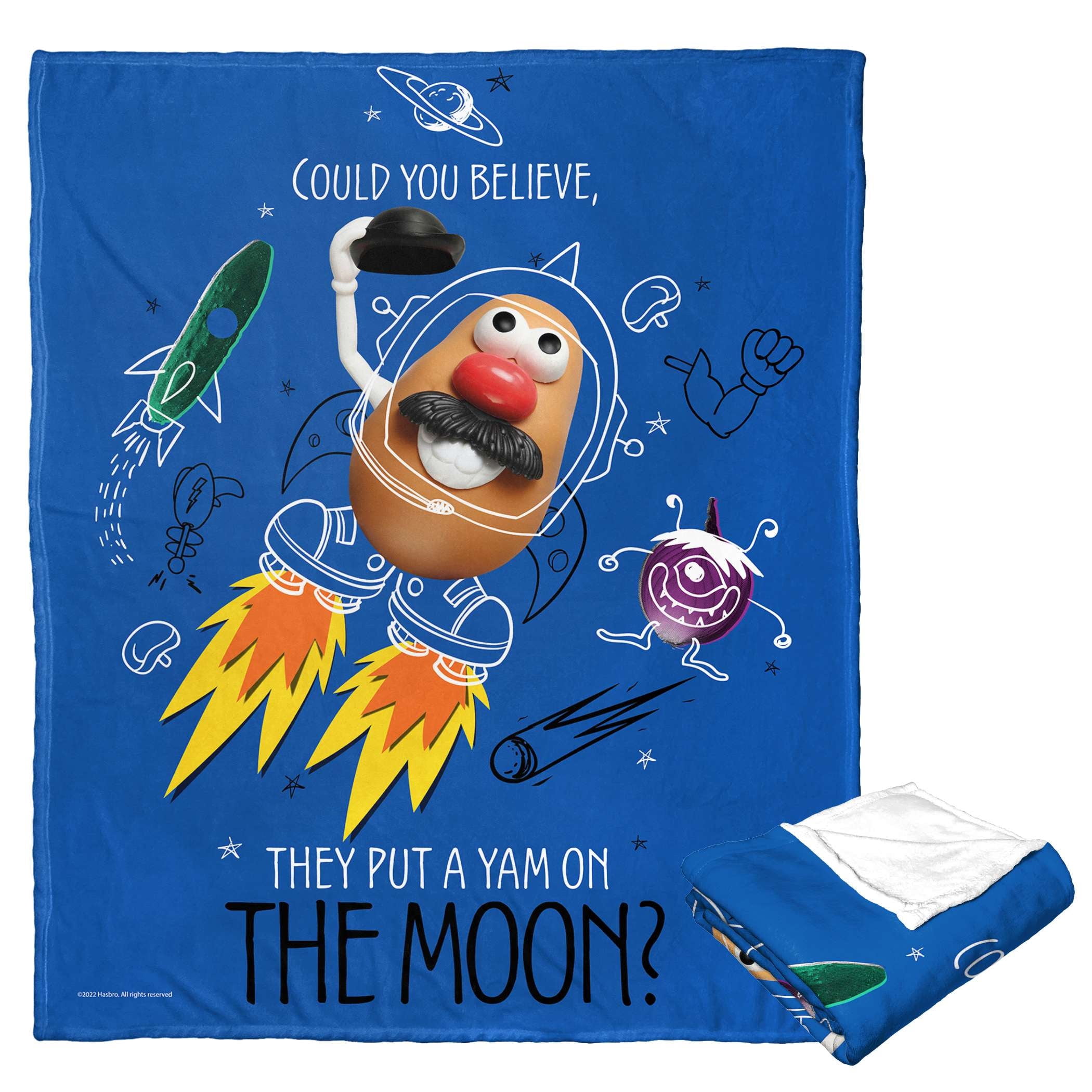 Hasbro Potato Head Potato Appeal Magazine Kids Silk Touch Throw Blanket ...