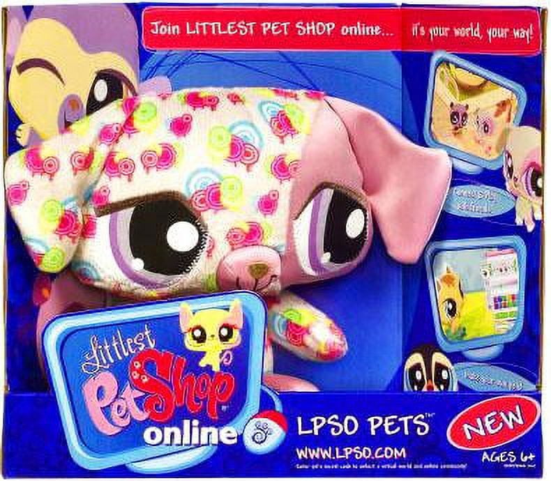 Littlest Pet Shop LPSO Virtual Pets - Cuddly Dog Toy with Online Play ...