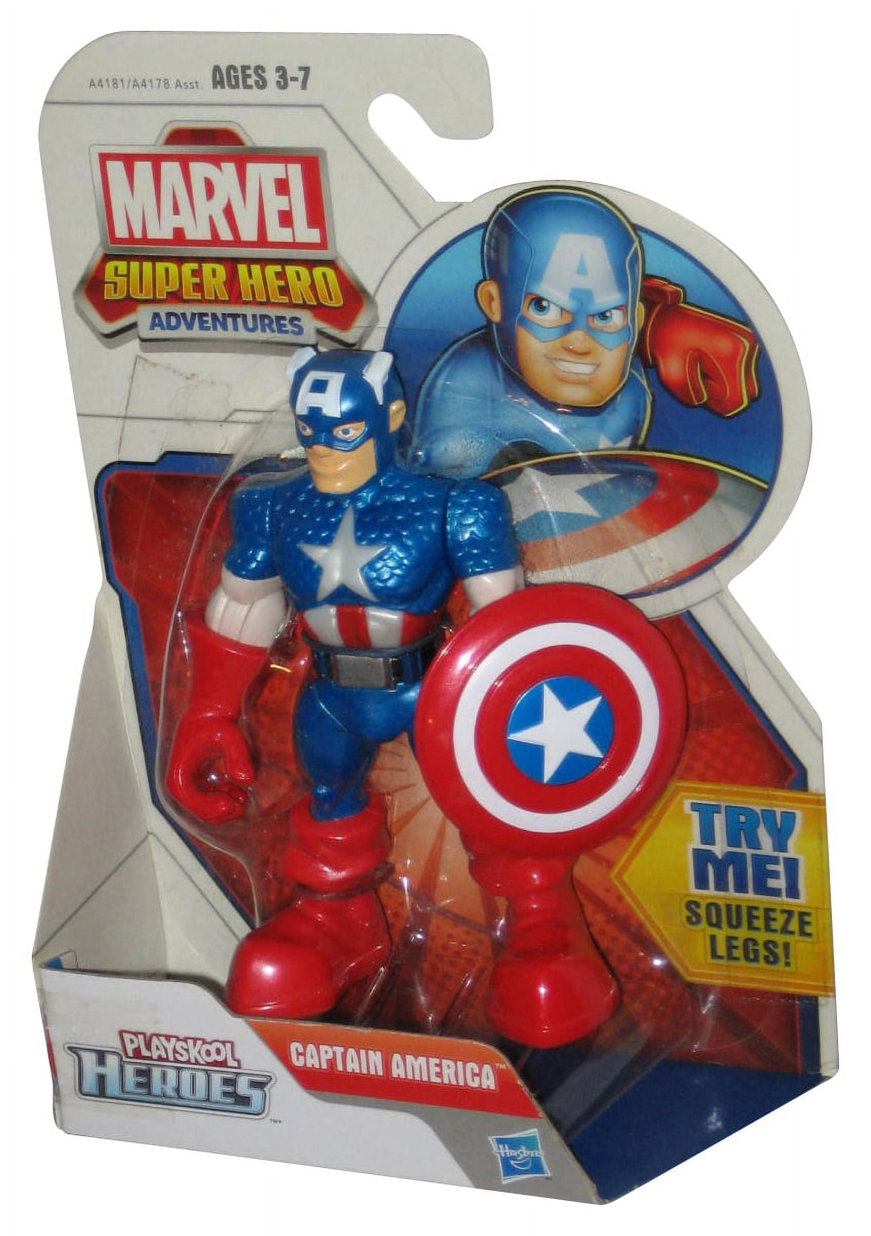 Hasbro Spider-Man Sad Action Gear Basic Captain America Action Figure ...