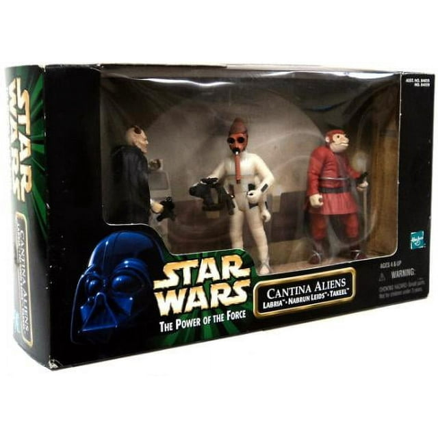 Hasbro Star Wars - Power of The Force - Cantina Aliens - Labria, Nabrun ...
