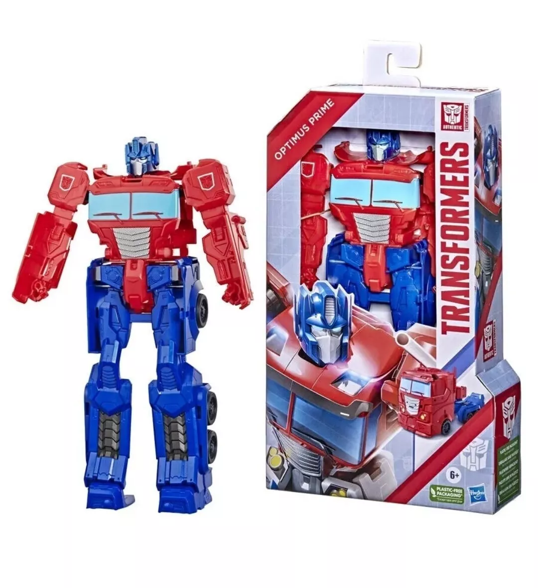 Hasbro TRANSFORMERS "Optimus Prime" 10 inch Autobot Action Figure 6 ...