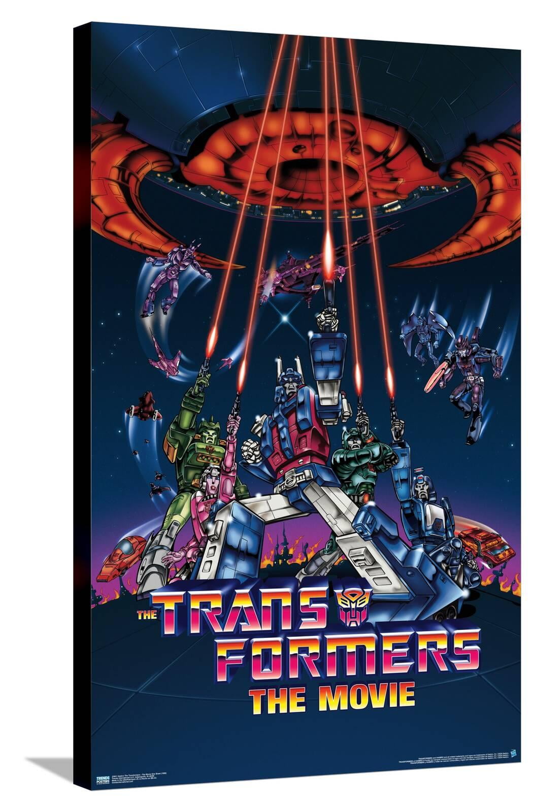 Hasbro The Transformers - The Movie One Sheet (1986) Canvas Wall Poster ...