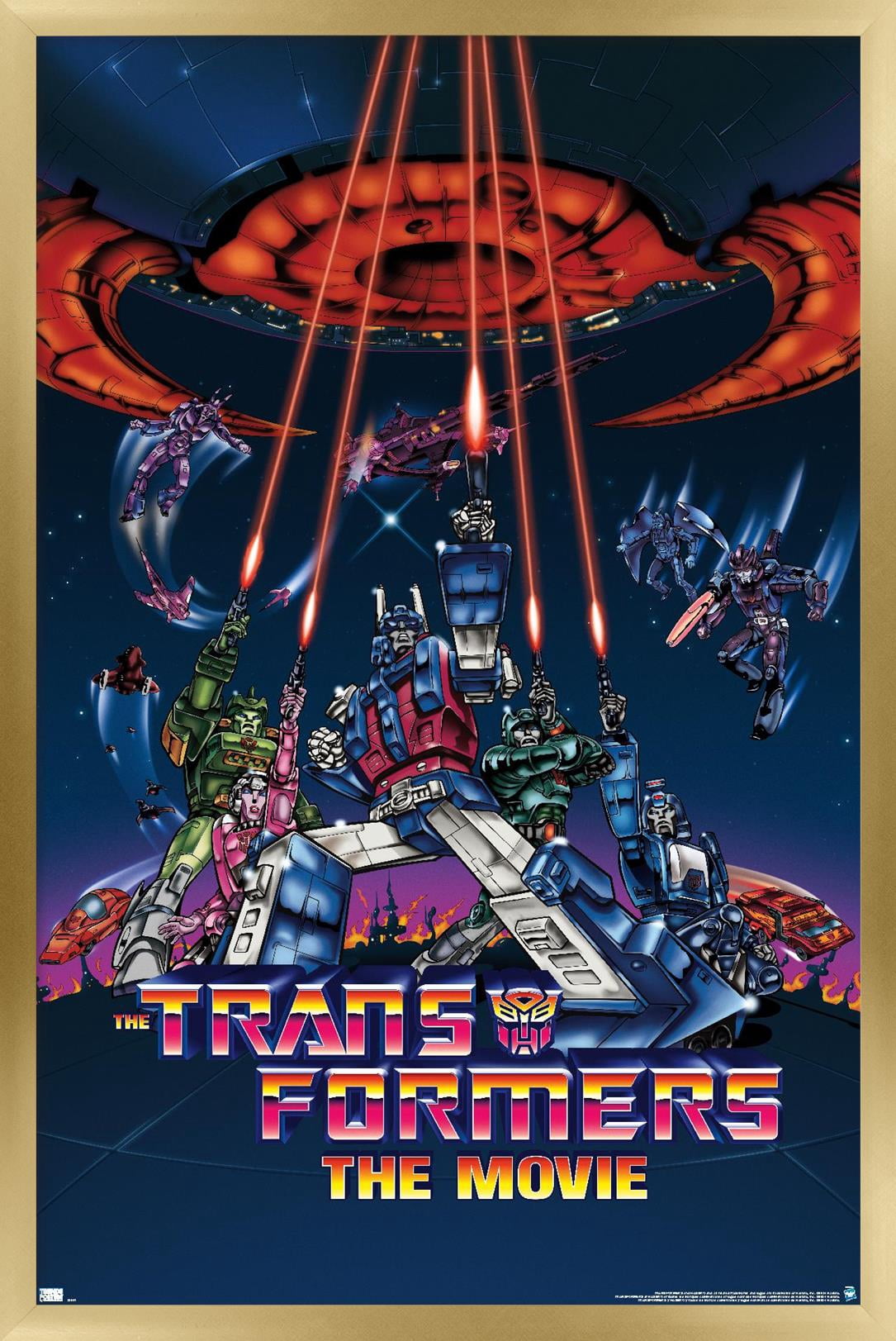Hasbro The Transformers - The Movie One Sheet (1986) Wall Poster, 14. ...